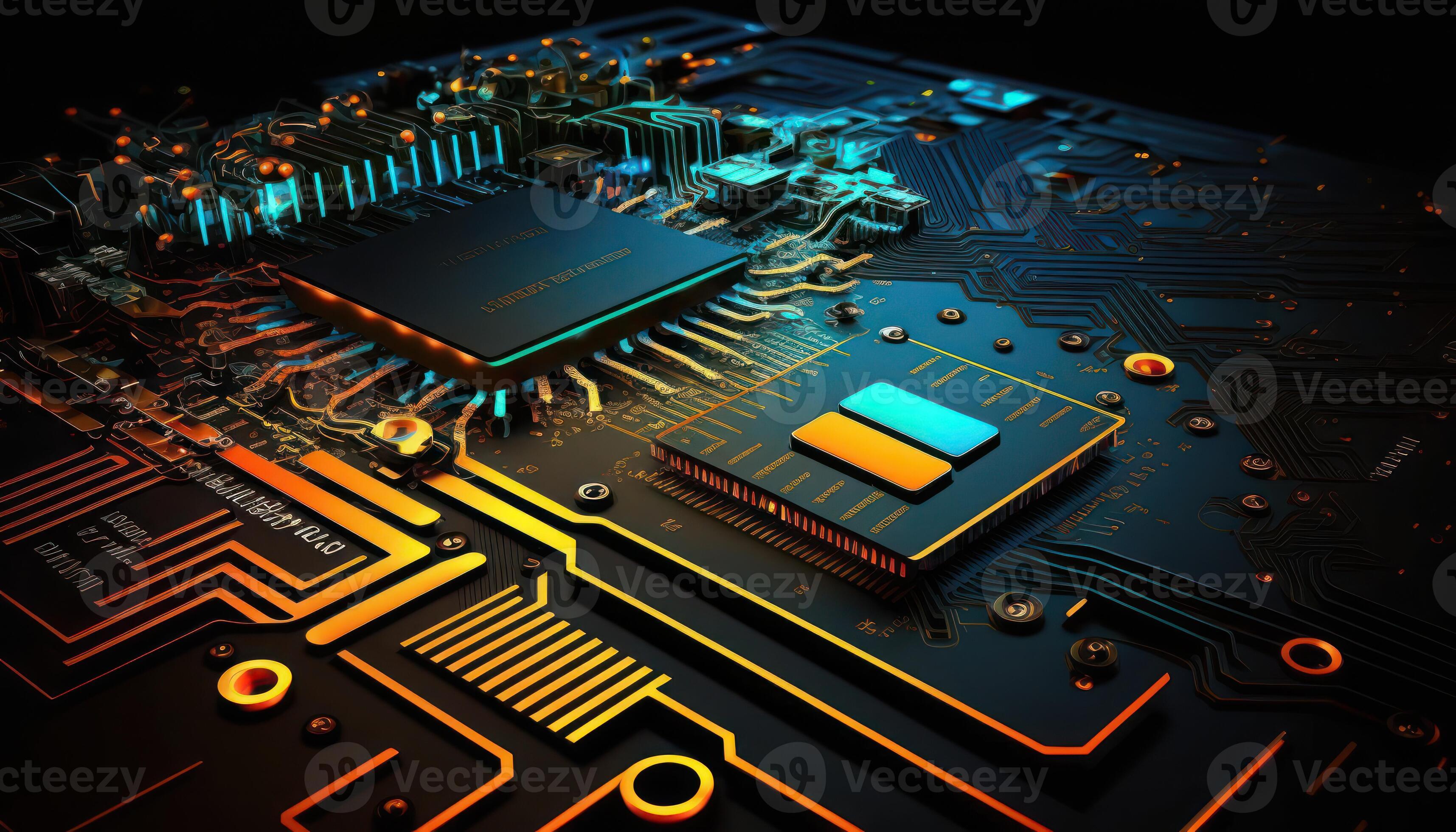 Computer Motherboard Wallpaper