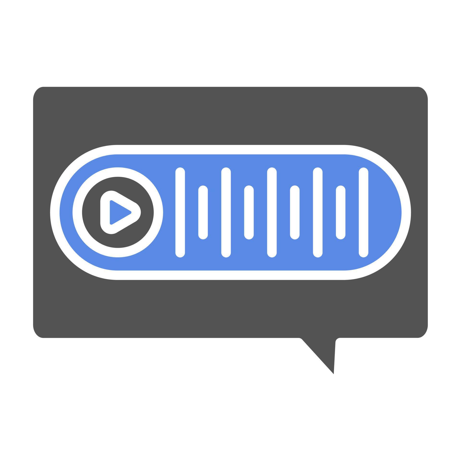 Voice Message Vector Icon Style 22404920 Vector Art at Vecteezy
