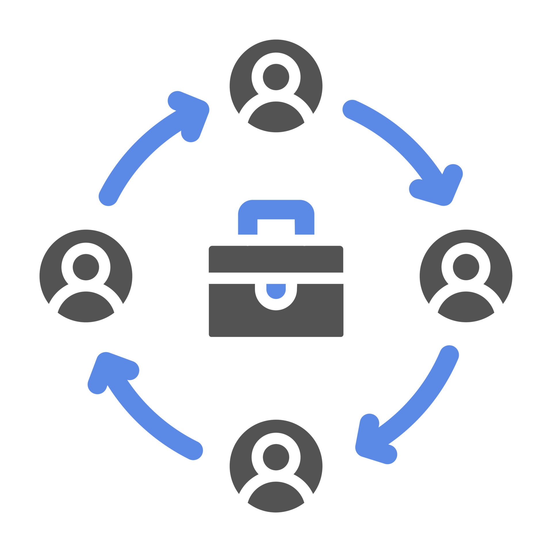 Job Rotation Vector Icon Style 22404958 Vector Art At Vecteezy