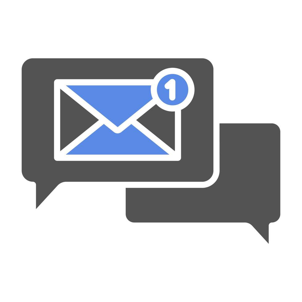 Message Vector Icon Style 22405188 Vector Art at Vecteezy