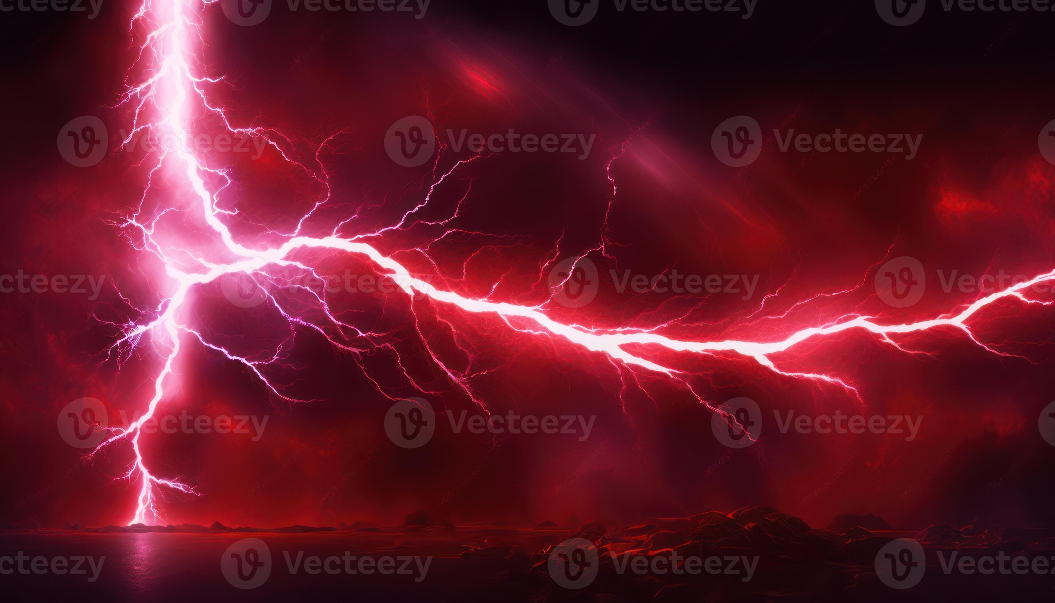 Red fantasy lightning. 22405361 Stock Photo at Vecteezy Red fantasy lightning. 22405361 Stock Photo at Vecteezy