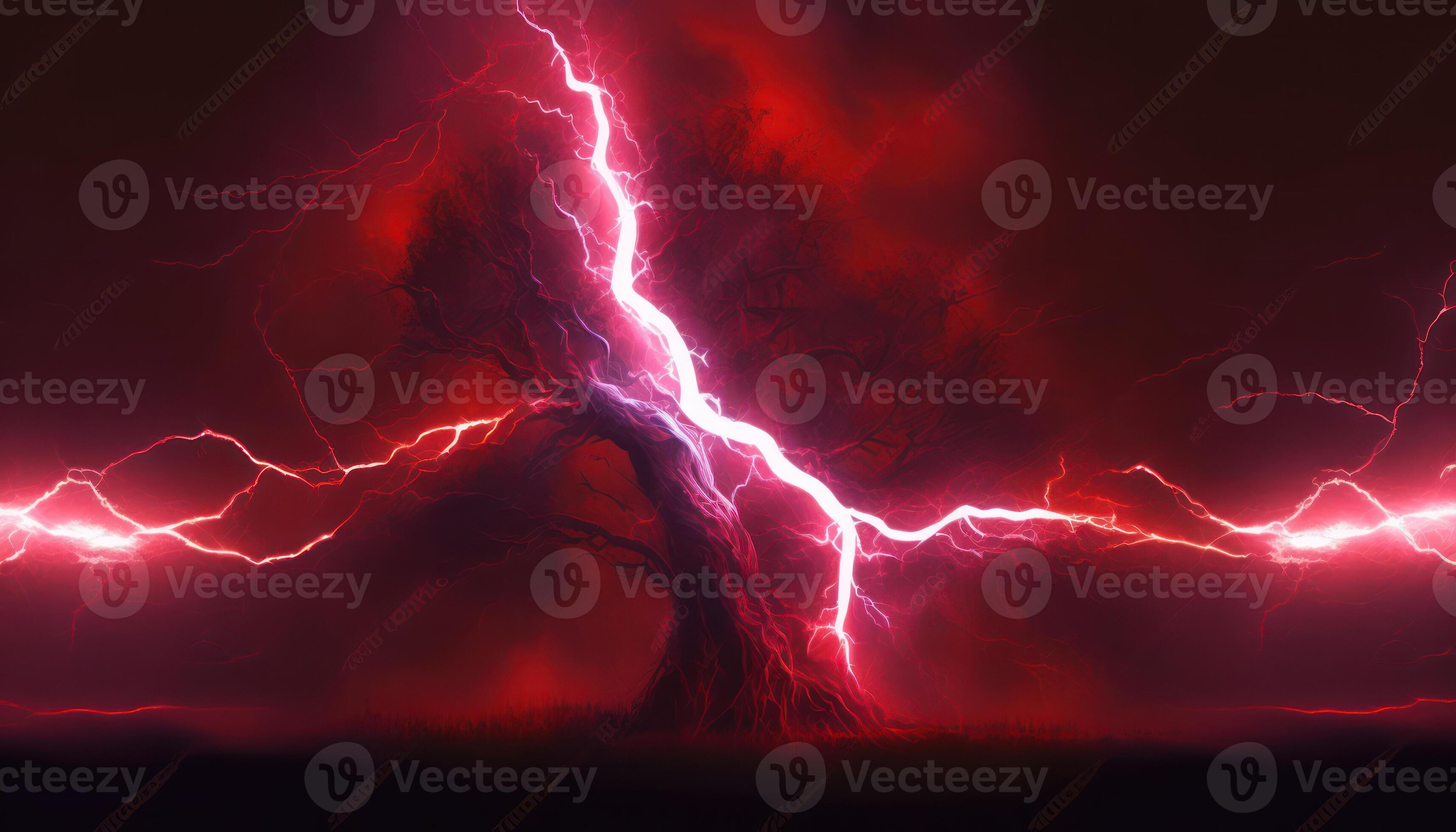 Red fantasy lightning. 22406032 Stock Photo at Vecteezy Red fantasy lightning. 22406032 Stock Photo at Vecteezy