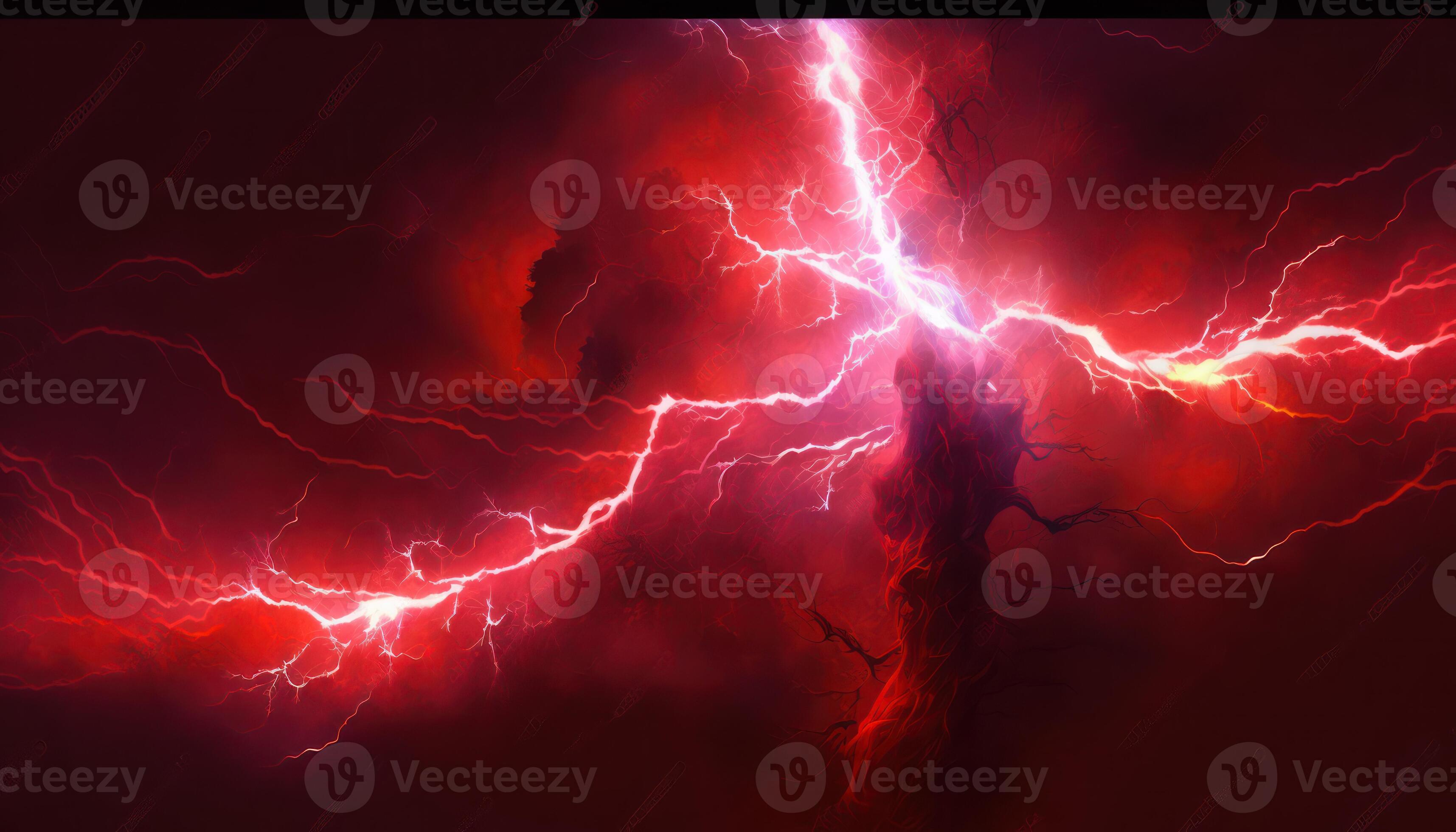 Red fantasy lightning. 22406042 Stock Photo at Vecteezy Red fantasy lightning. 22406042 Stock Photo at Vecteezy