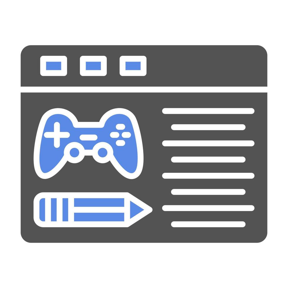 Game Script Vector Icon Style 22406979 Vector Art at Vecteezy