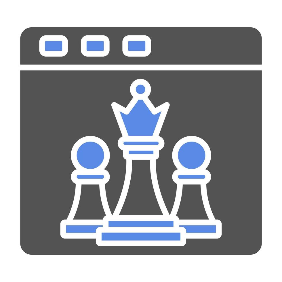 Chess Game Vector Icon Style 22407132 Vector Art at Vecteezy
