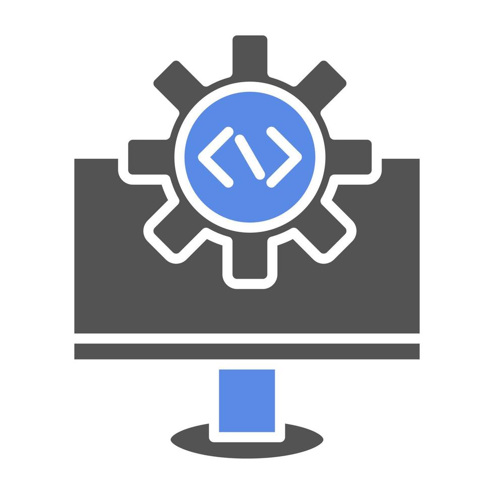 Code Settings Vector Icon Style 22407845 Vector Art at Vecteezy