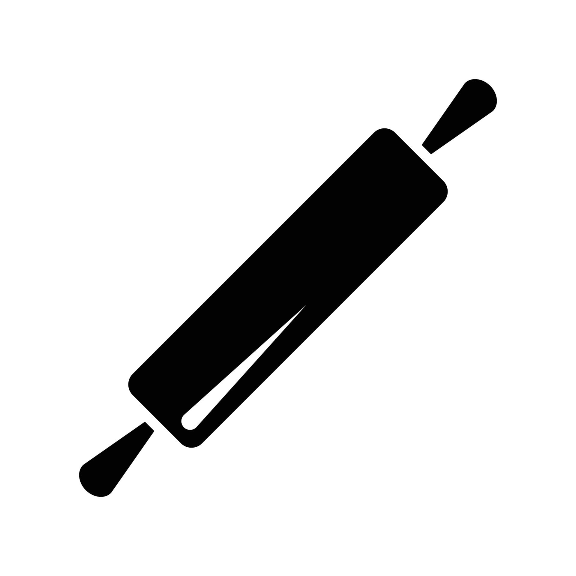 Rolling pin icon vector 22408465 Vector Art at Vecteezy Rolling pin icon vector 22408465 Vector Art at Vecteezy