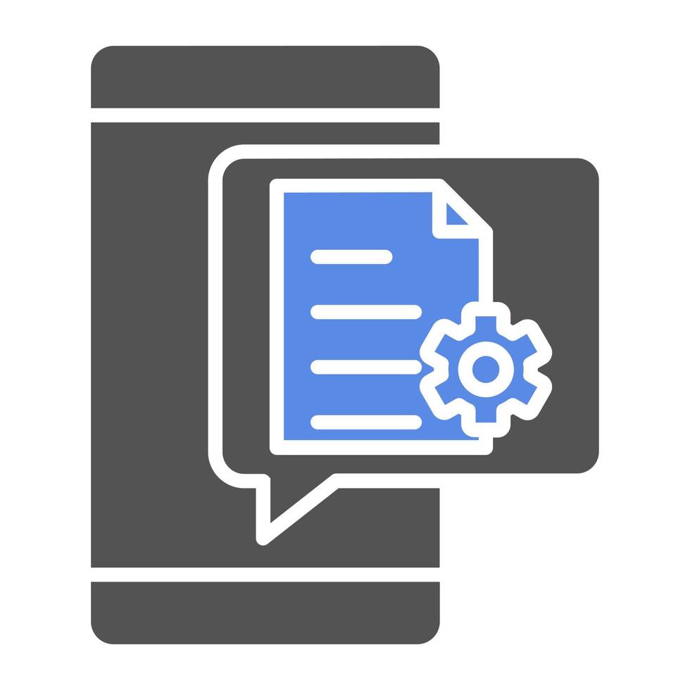 Document Settings Vector Icon Style 22409788 Vector Art at Vecteezy