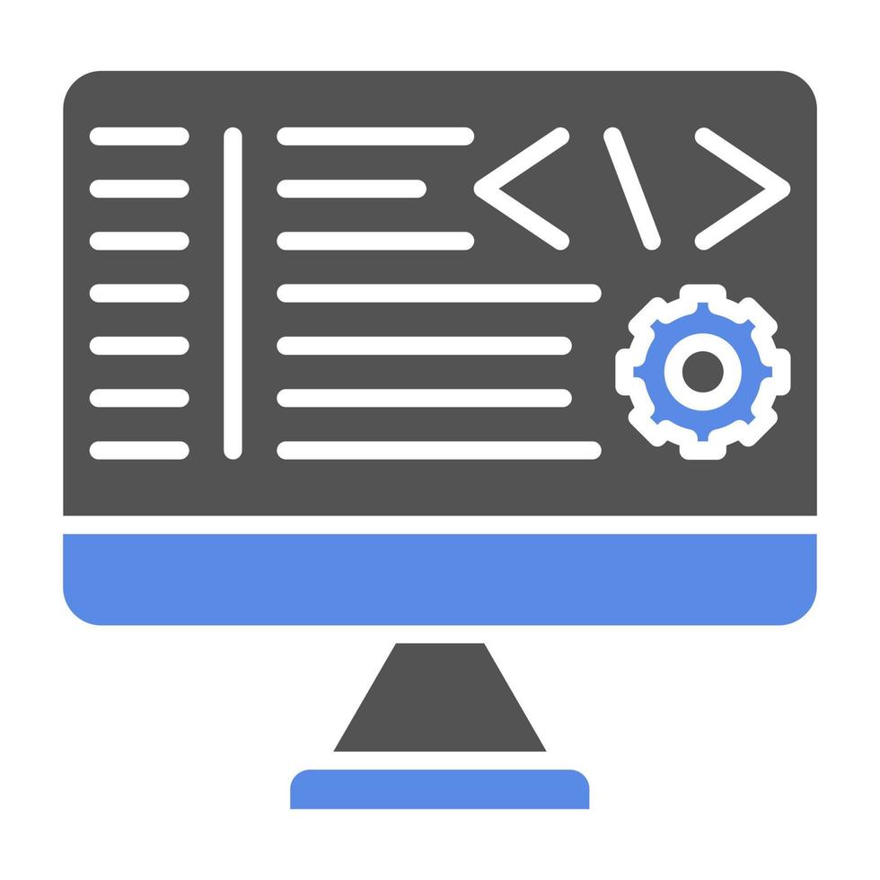 Back End Development Vector Icon Style 22410220 Vector Art at Vecteezy