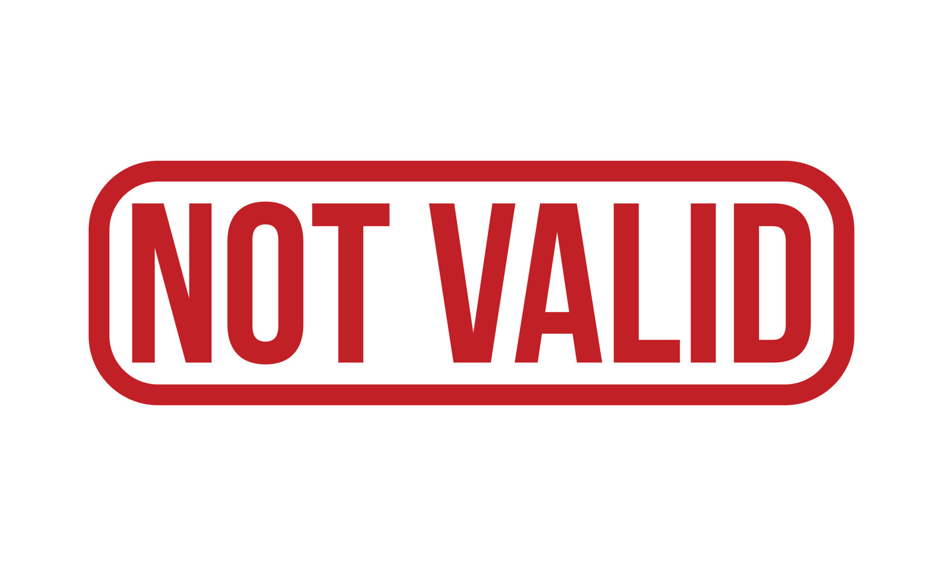 Not Valid Rubber Stamp. Red Not Valid Rubber Grunge Stamp Seal Vector ... Not Valid Rubber Stamp. Red Not Valid Rubber Grunge Stamp Seal Vector ...