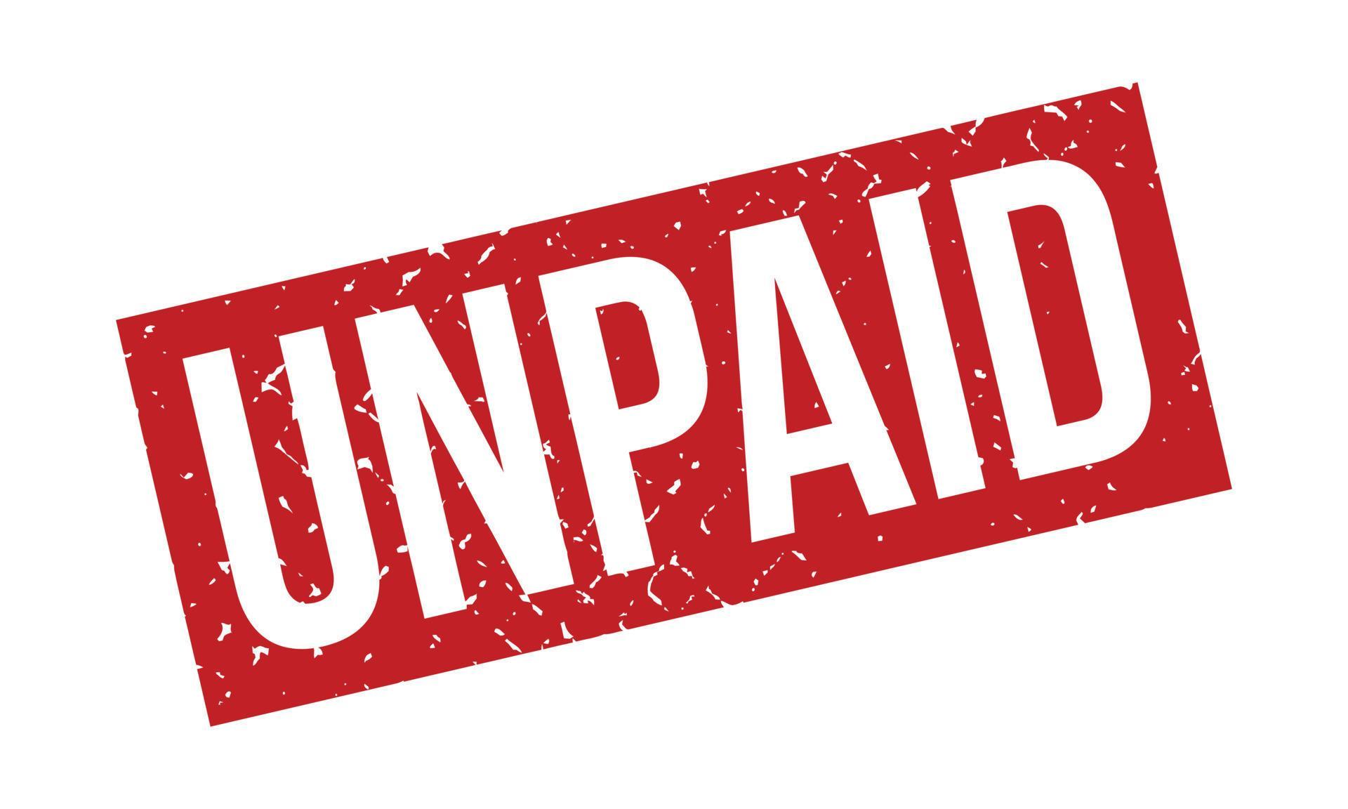 Unpaid Rubber Stamp. Red Unpaid Rubber Grunge Stamp Seal Vector ... Unpaid Rubber Stamp. Red Unpaid Rubber Grunge Stamp Seal Vector ...