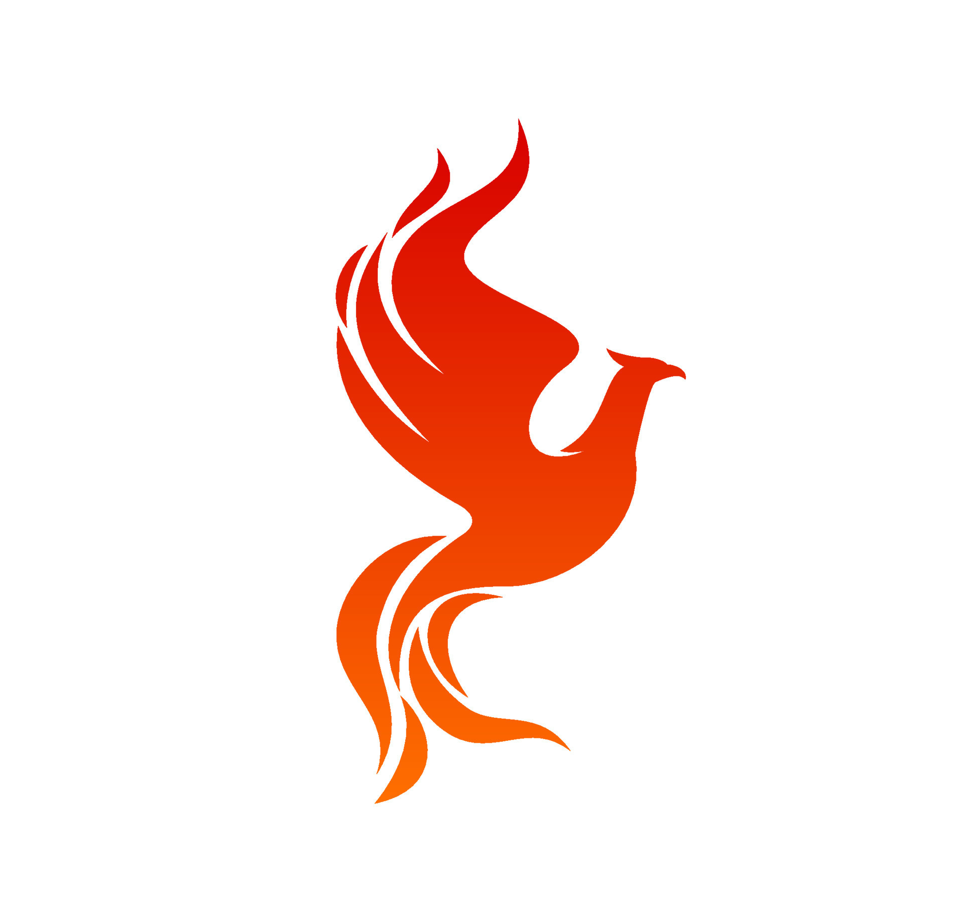 Phoenix bird or fenix firebird with wings of fire 22418938 Vector Art at Vecteezy