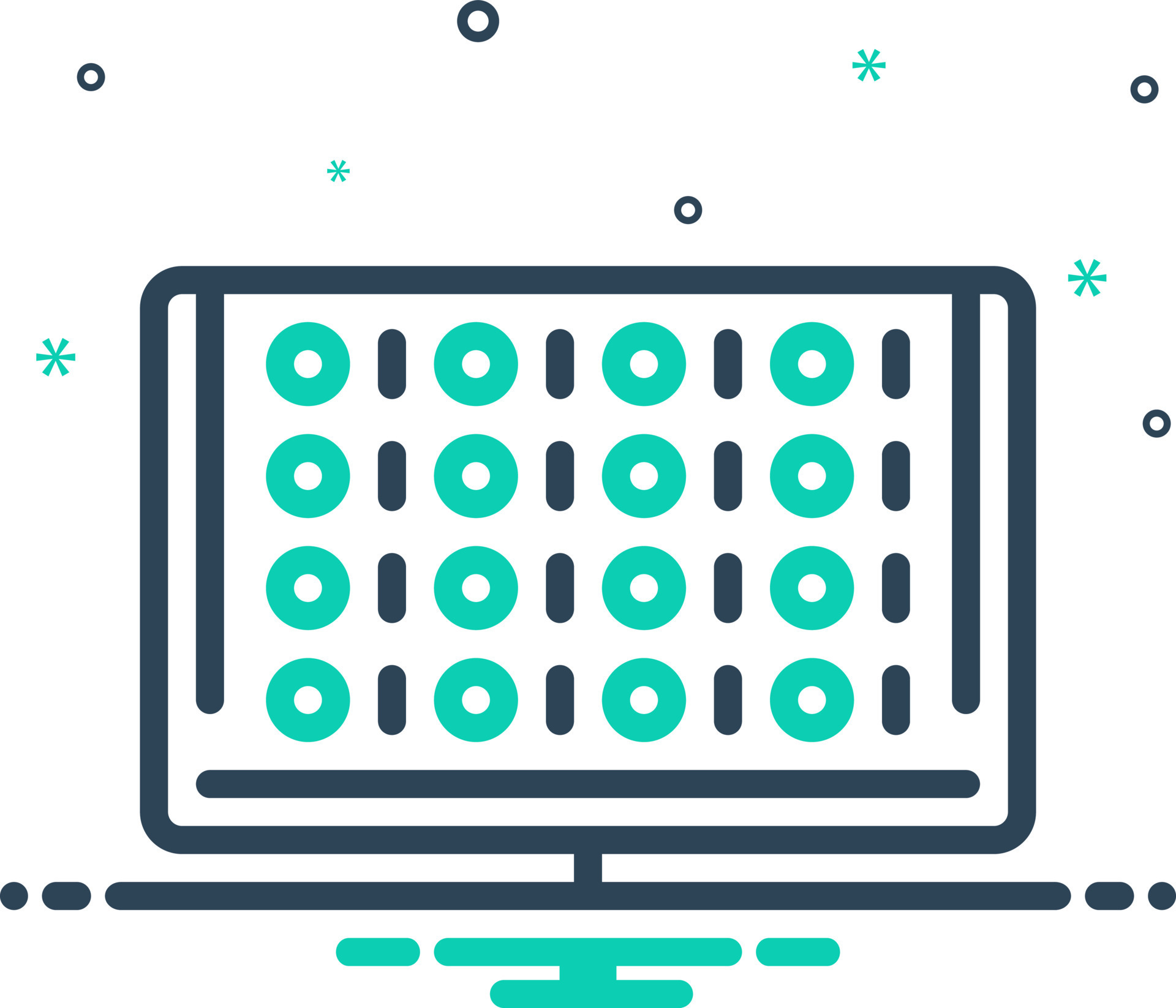 mix icon for matrix 22422289 Vector Art at Vecteezy