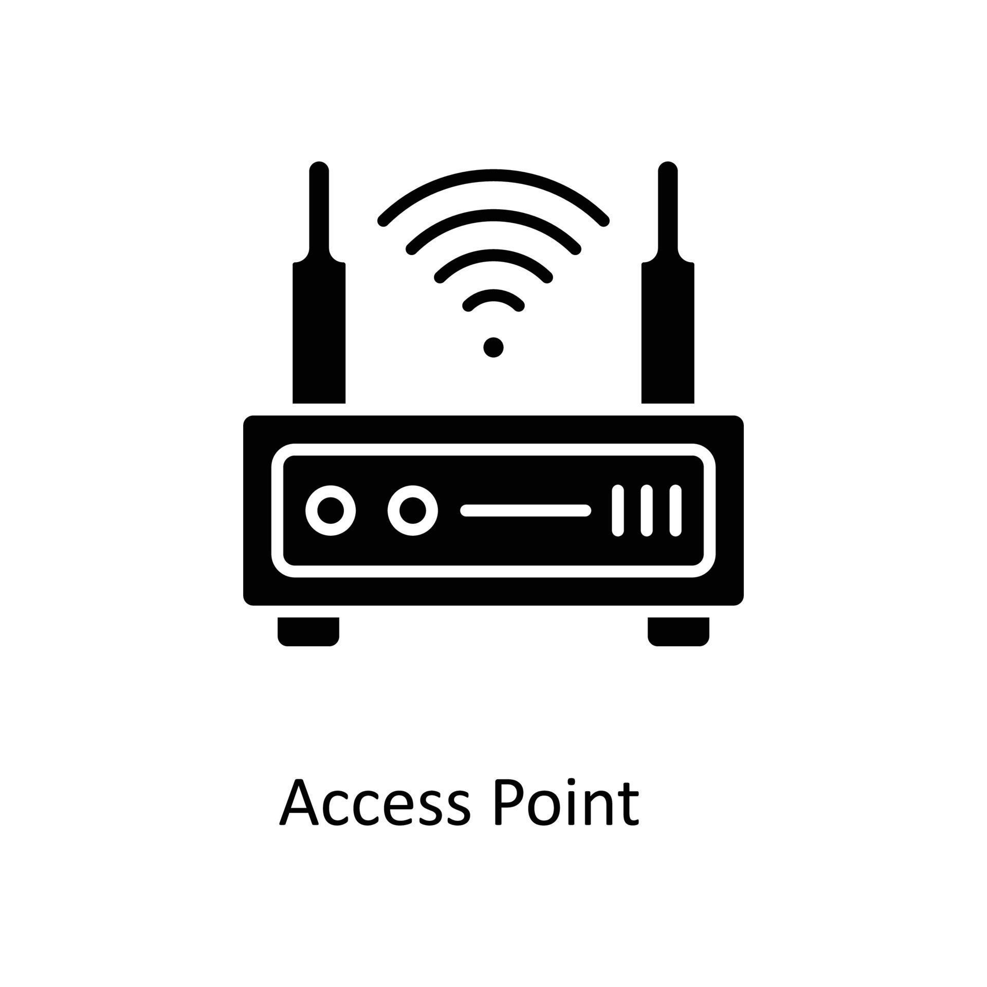 access point Vector Solid Icons. Simple stock illustration stock 22422344 Vector Art at Vecteezy