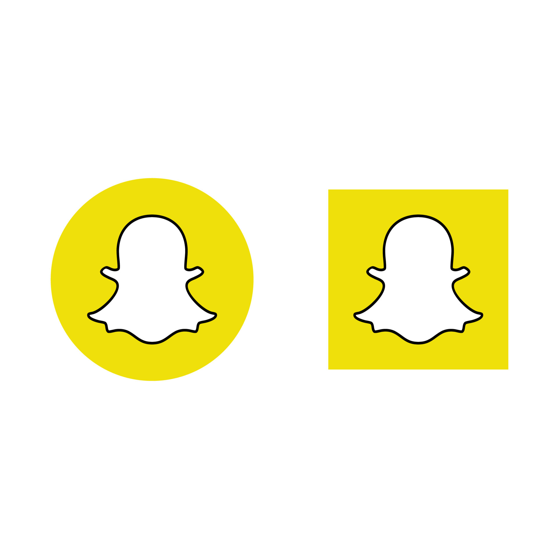 Snapchat logo editorial vector 22424340 Vector Art at Vecteezy