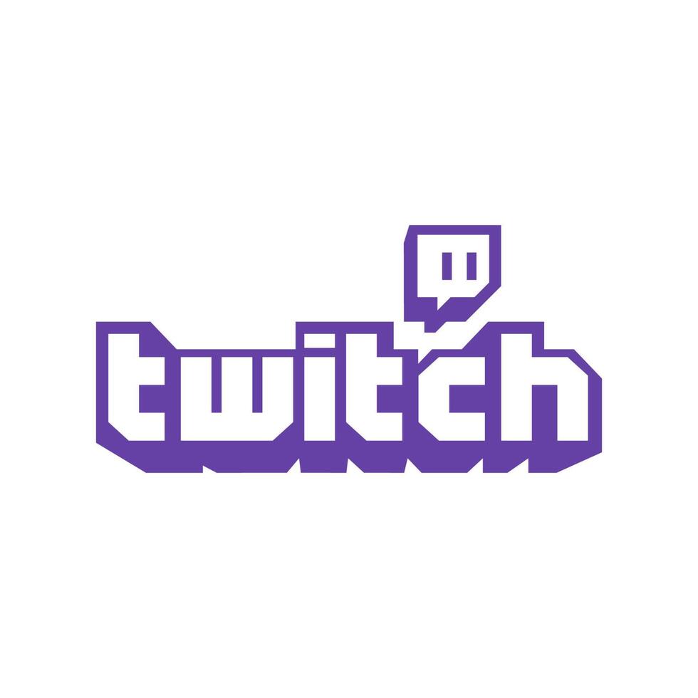 Twitch logo editorial vector 22424372 Vector Art at Vecteezy