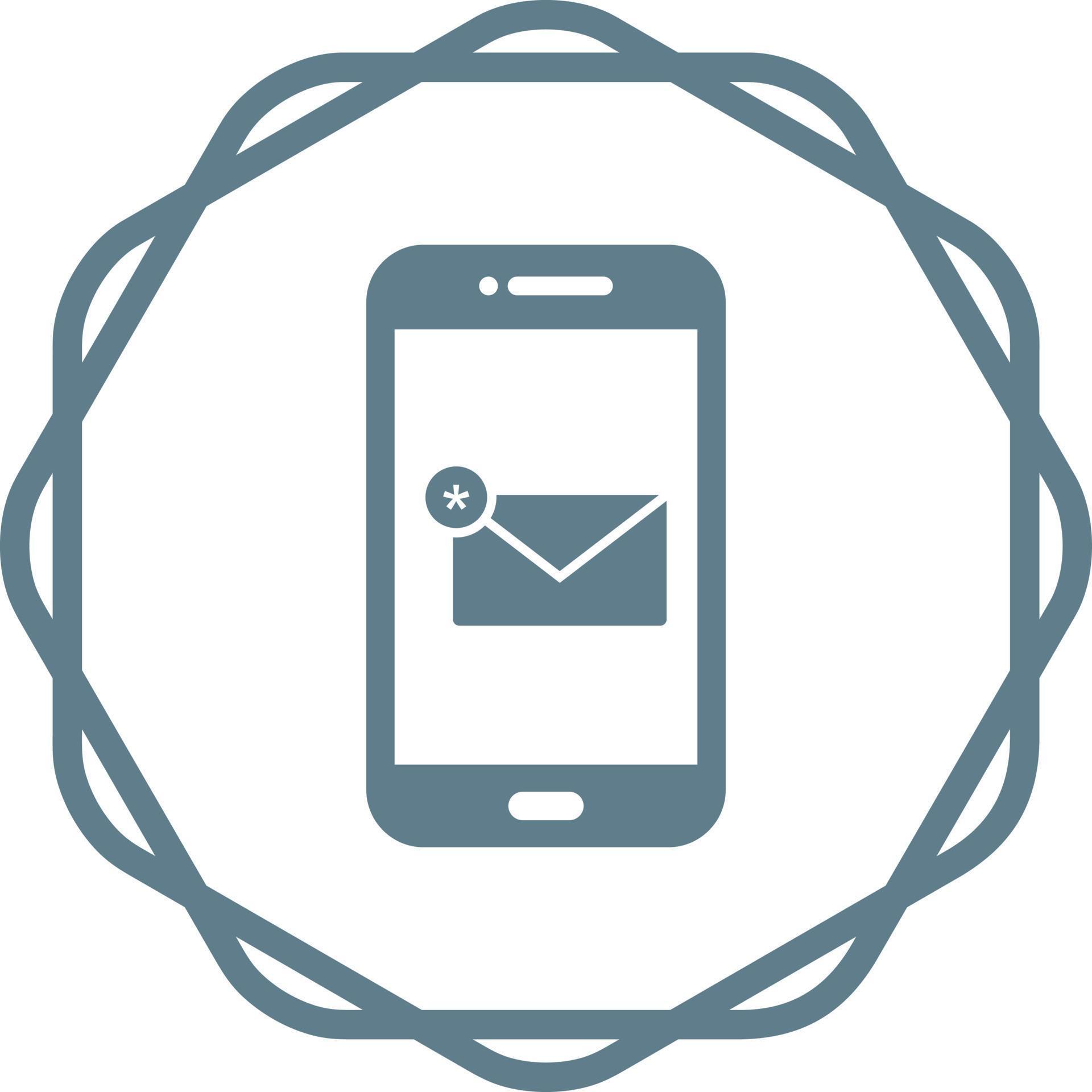 New Messages Vector Icon 22426345 Vector Art at Vecteezy