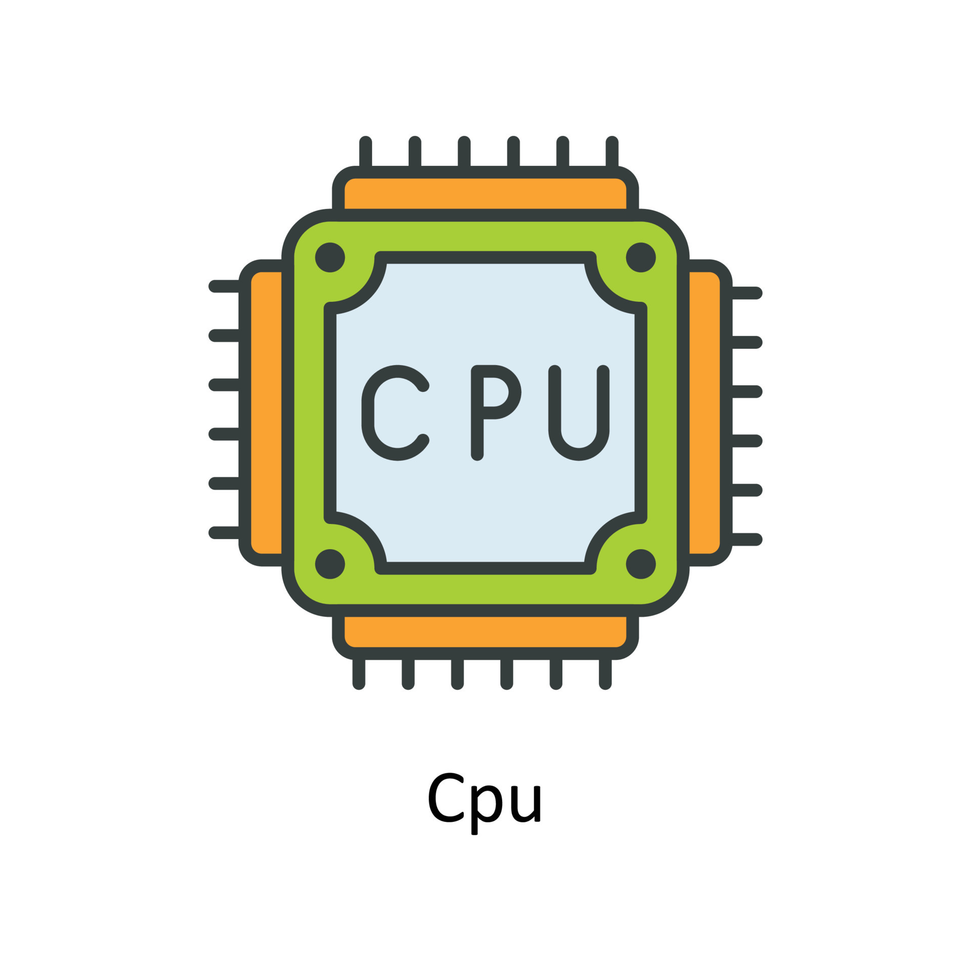 CPU Vector Fill outline Icons. Simple stock illustration stock 22427924 ... CPU Vector Fill outline Icons. Simple stock illustration stock 22427924 ...