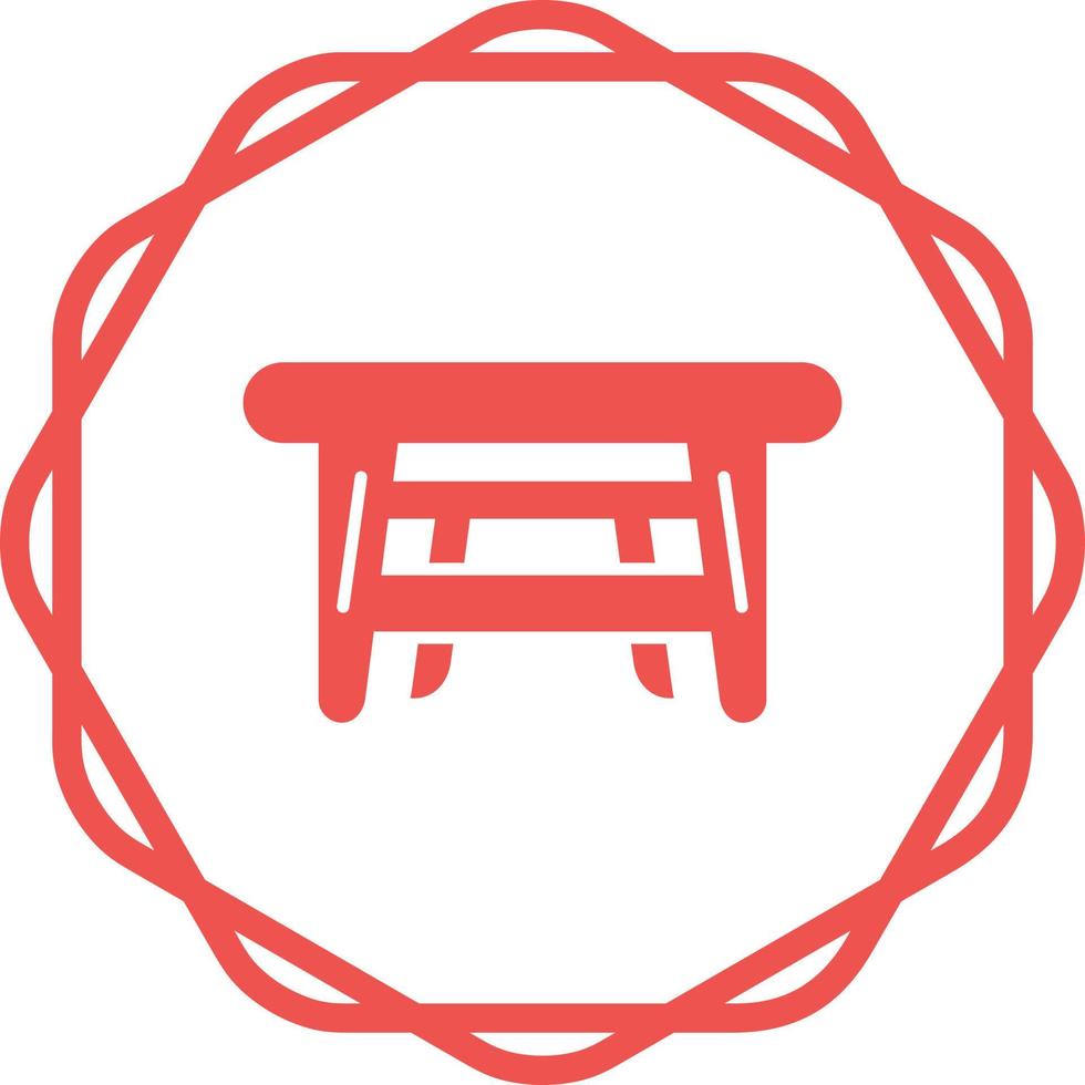 Table Vector Icon 22430198 Vector Art at Vecteezy