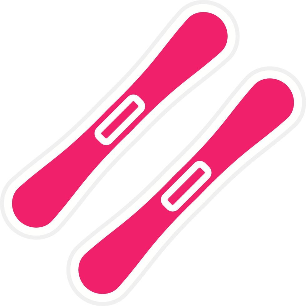 Skis Vector Icon Style 22433038 Vector Art at Vecteezy
