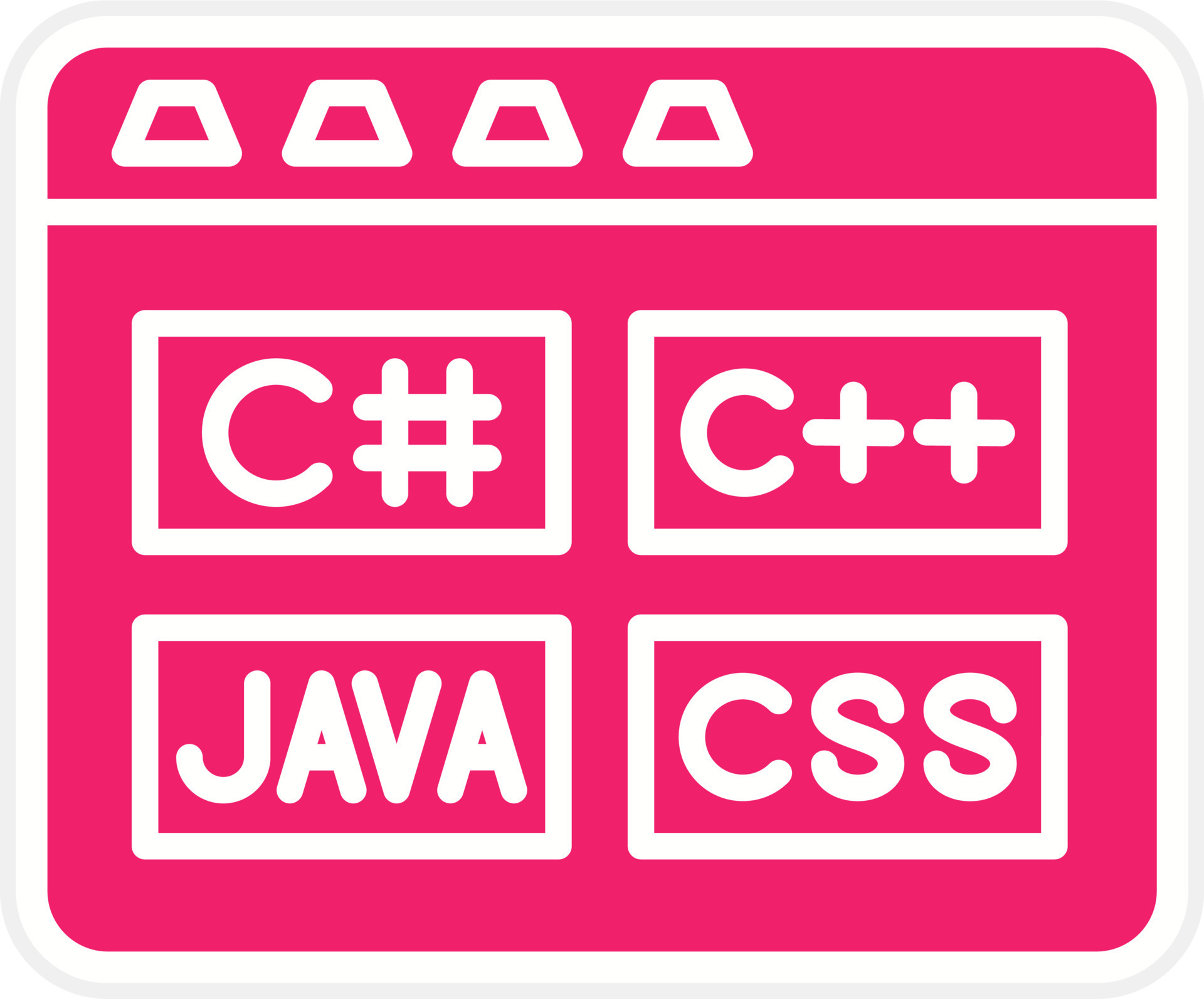 codificación idioma vector icono estilo 22433154 Vector en Vecteezy