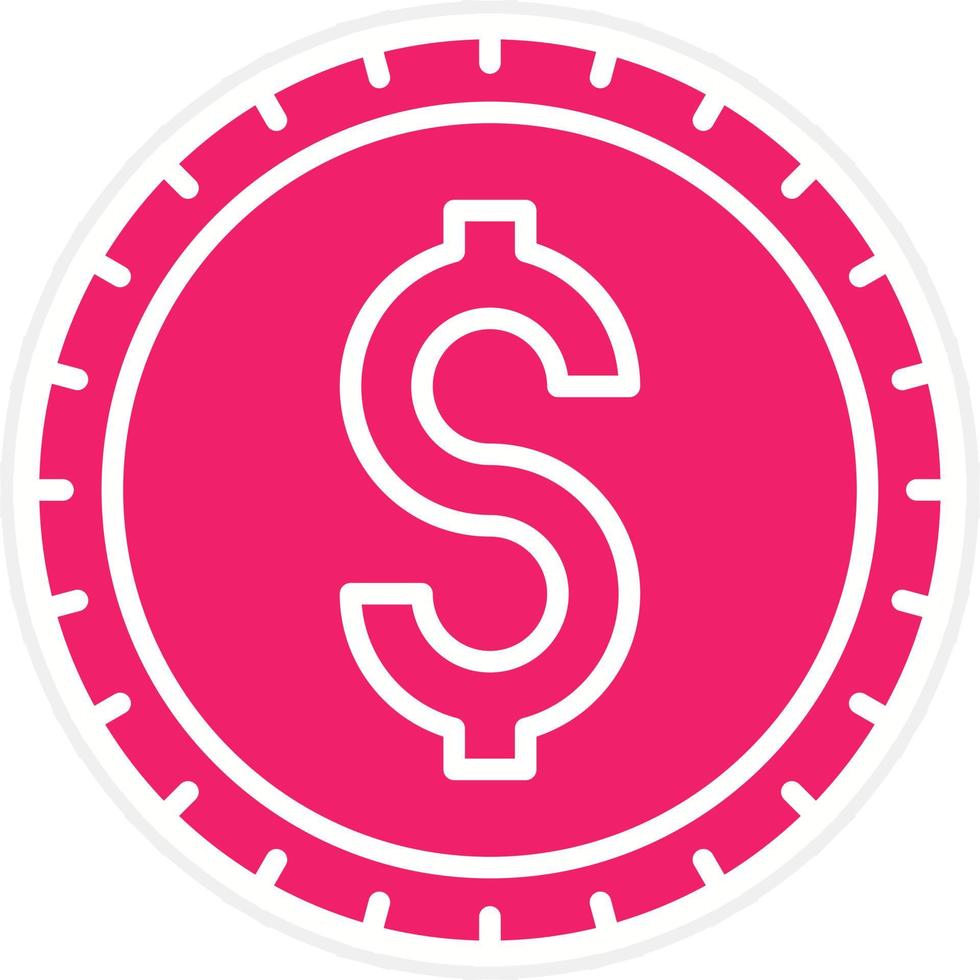 Dollar Vector Icon Style 22433687 Vector Art At Vecteezy