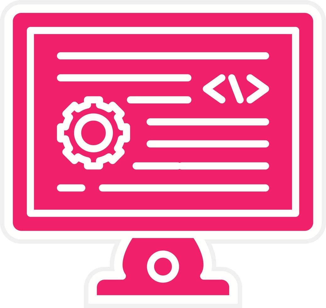 backend desarrollo vector icono estilo 22433721 Vector en Vecteezy