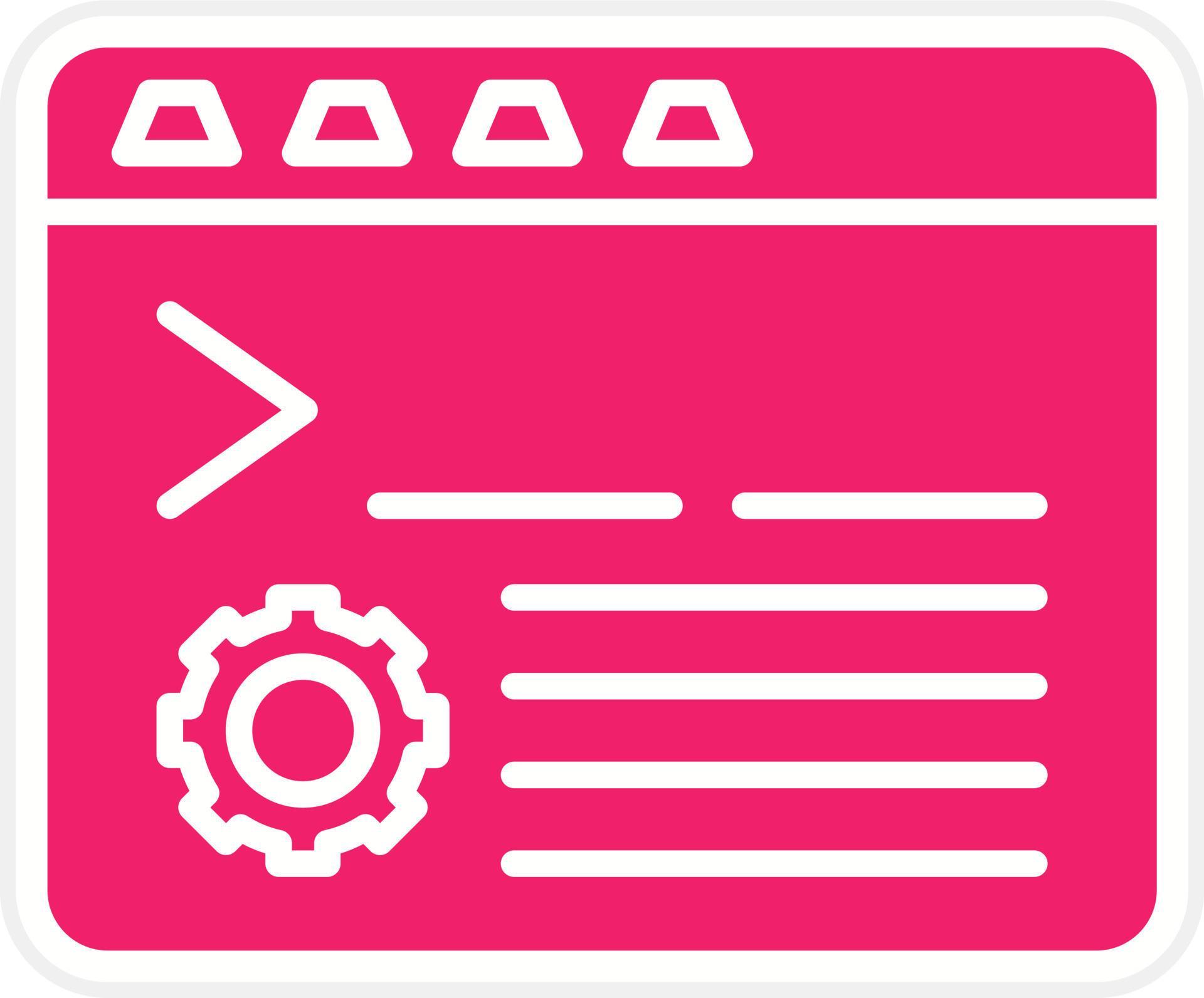 Command Line Vector Icon Style 22433723 Vector Art At Vecteezy