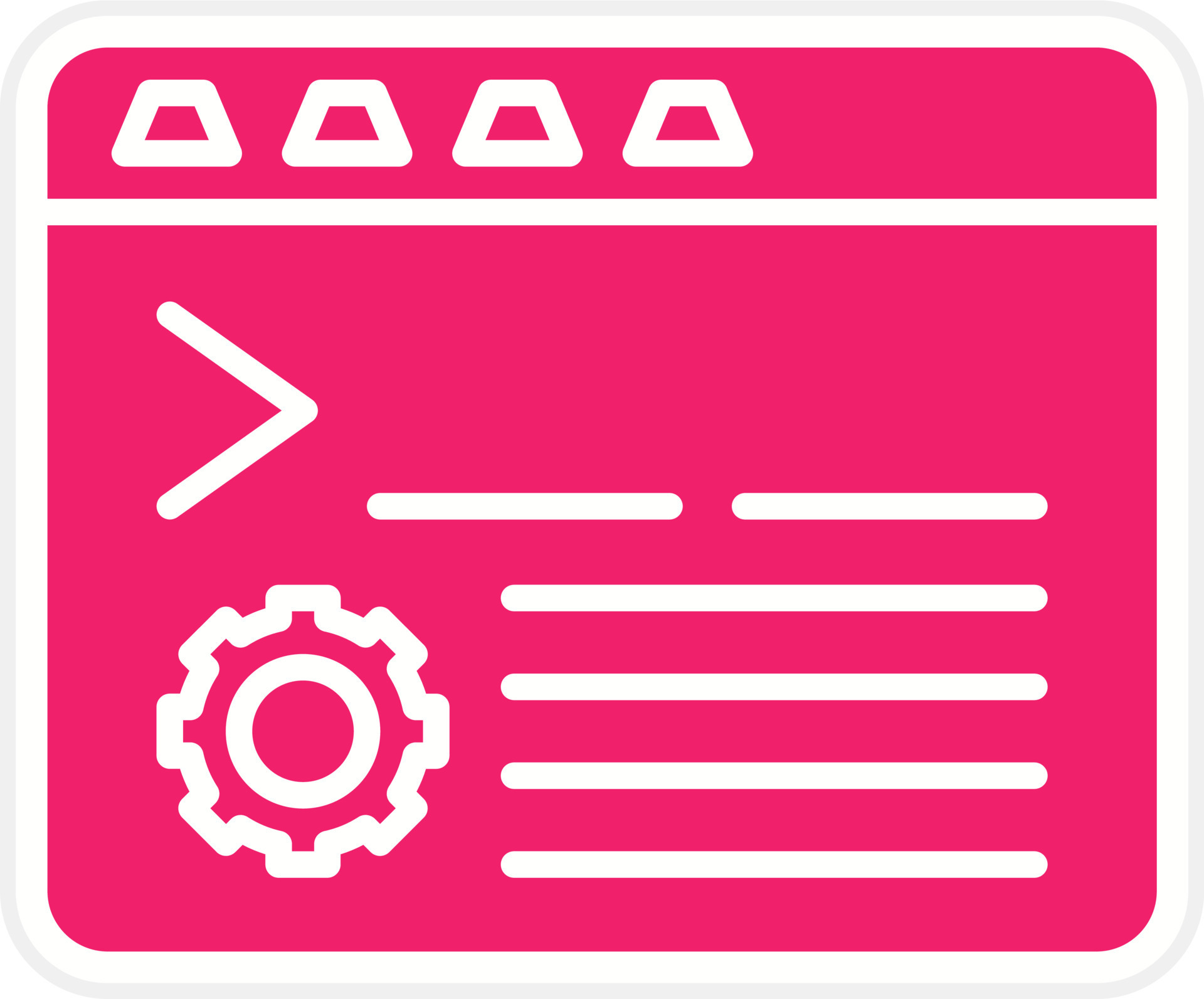 Command Line Vector Icon Style 22433723 Vector Art At Vecteezy