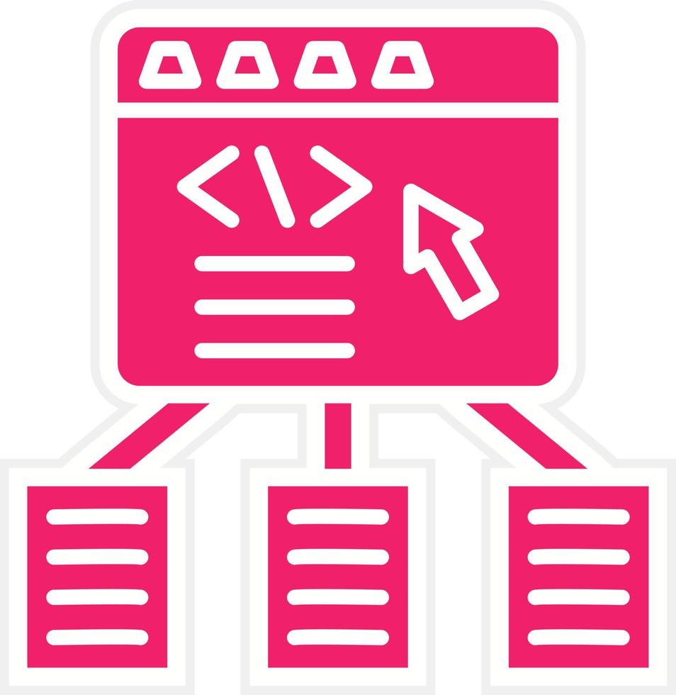 Code Framework Vector Icon Style 22433728 Vector Art At Vecteezy