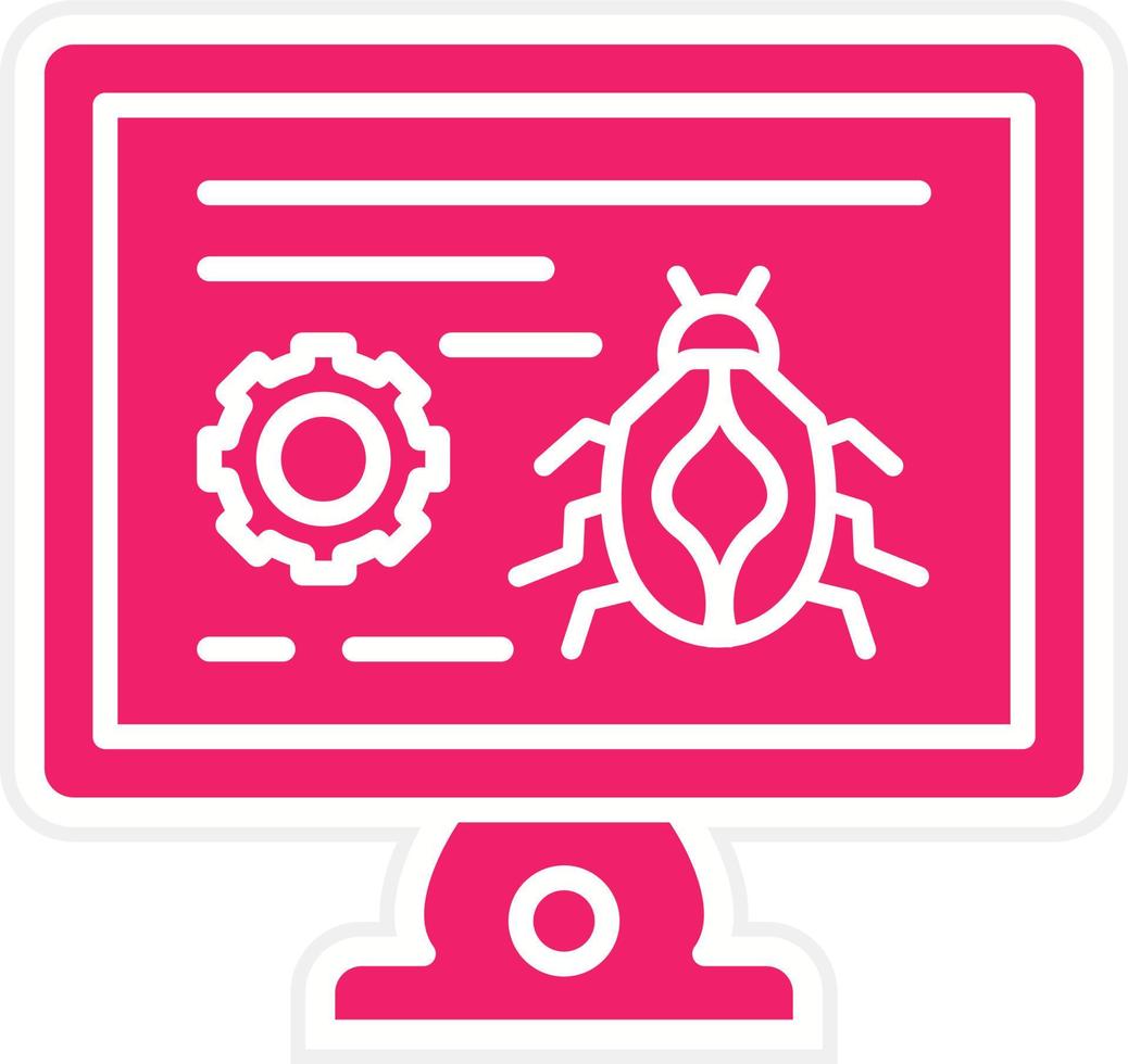 Bug Vector Icon Style 22433743 Vector Art At Vecteezy