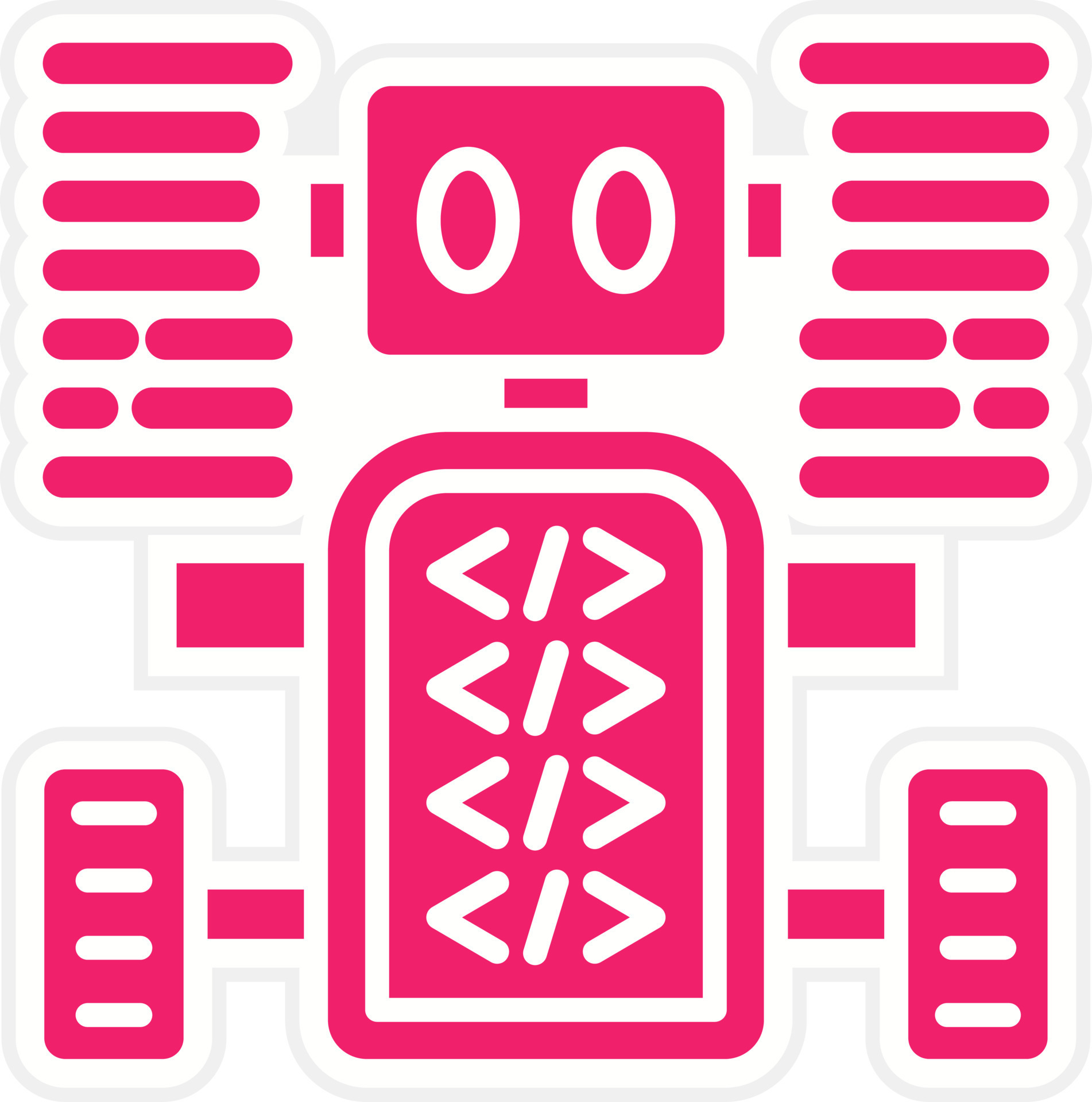 Programmed Robot Vector Icon Style 22433963 Vector Art at Vecteezy