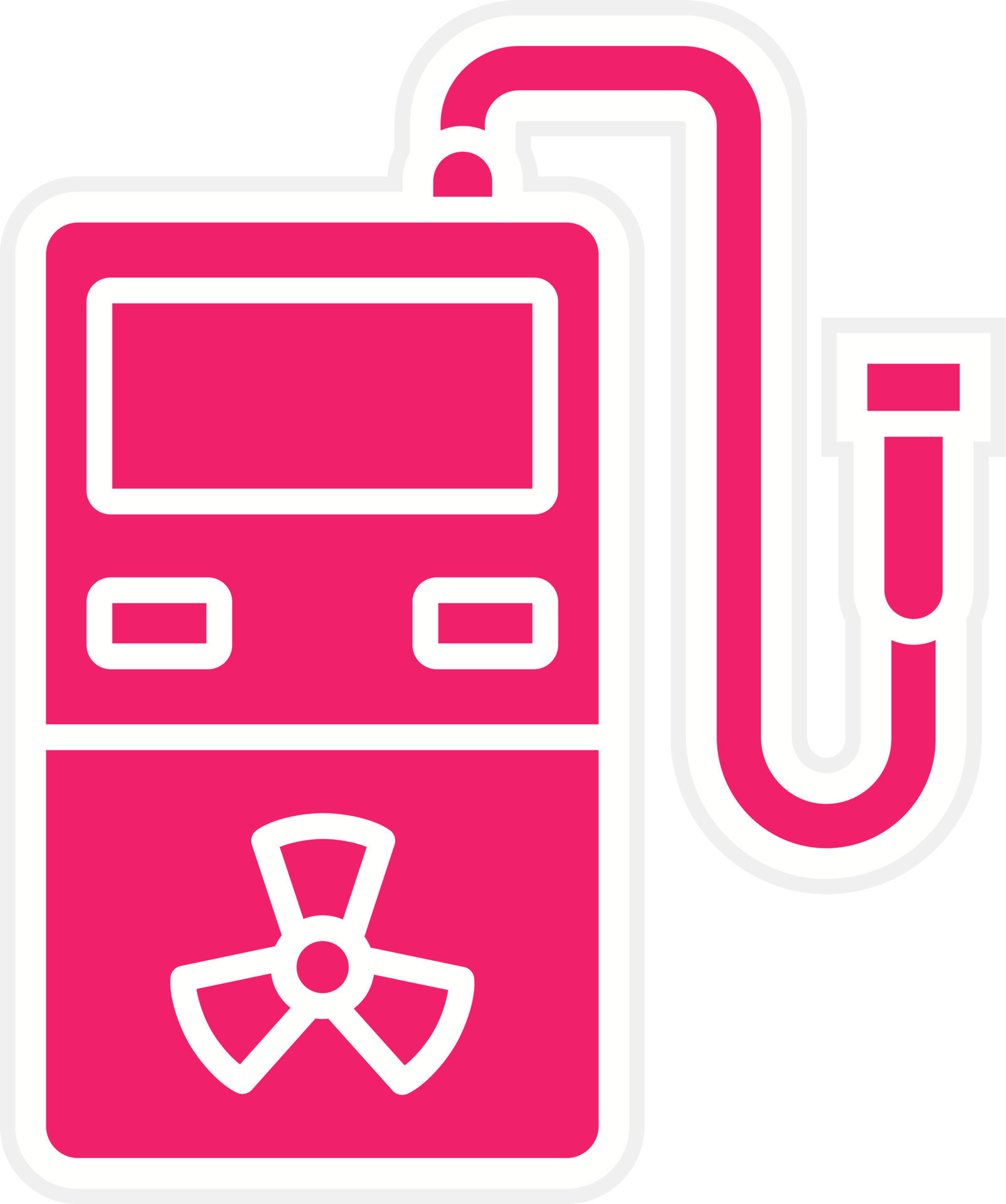 Radiation Detector Vector Icon Style 22435038 Vector Art At Vecteezy
