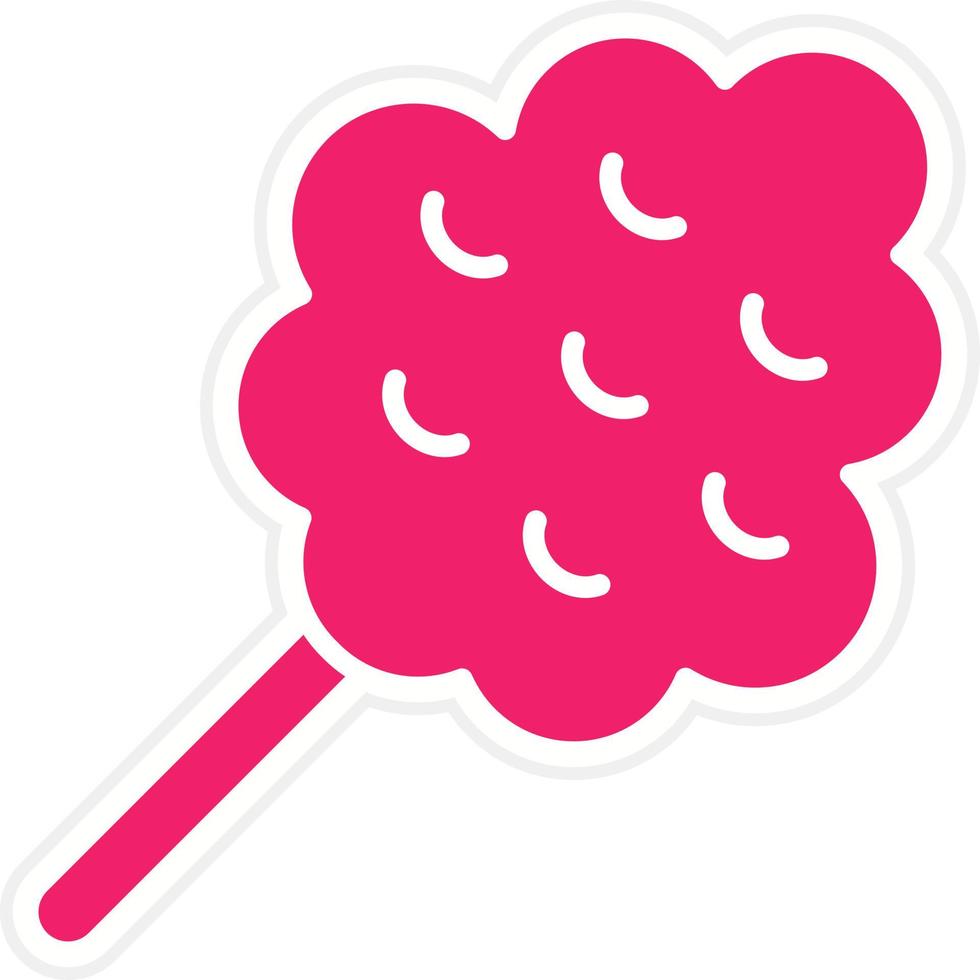 Cotton Candy Vector Icon Style 22436950 Vector Art At Vecteezy