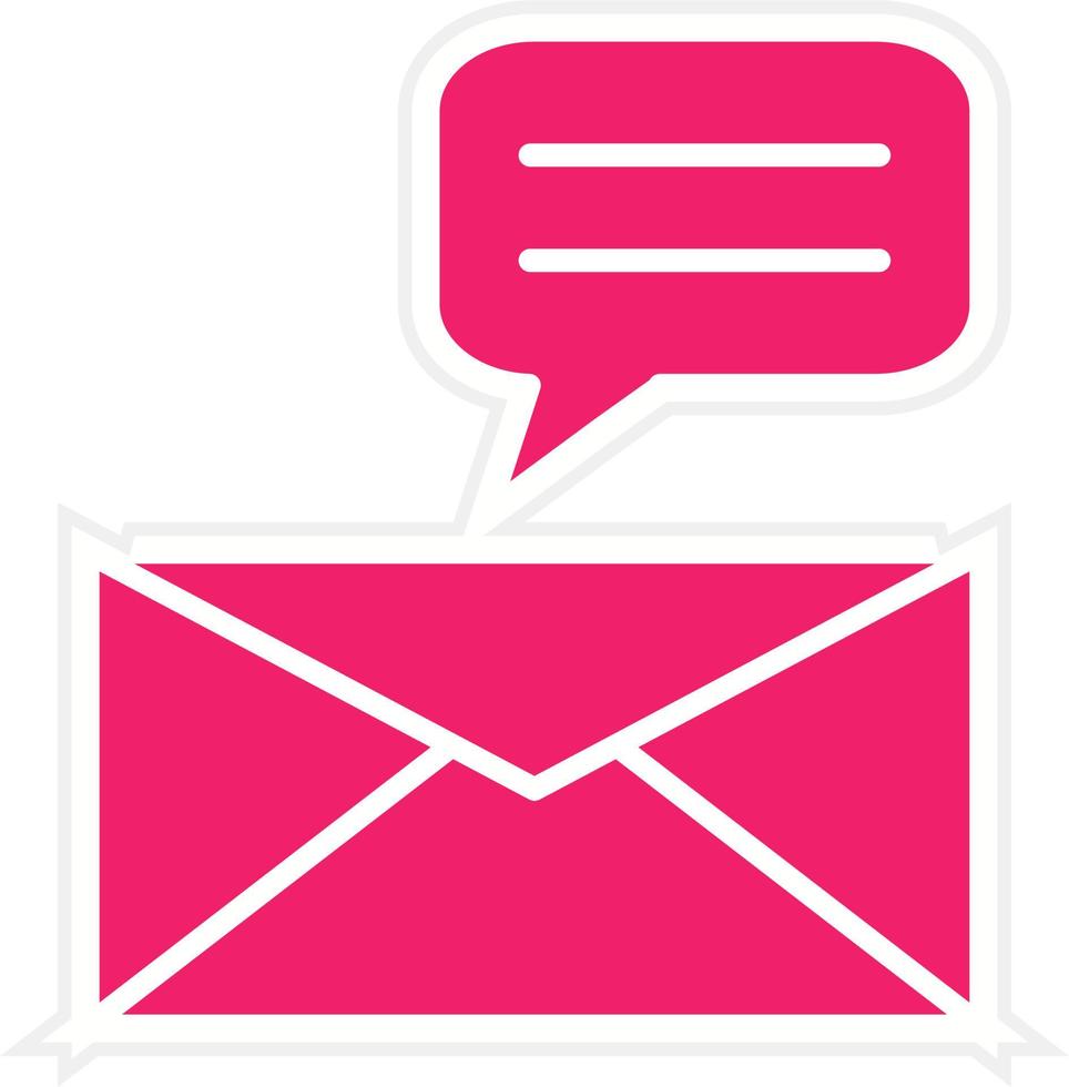 Message Vector Icon Style 22437338 Vector Art at Vecteezy