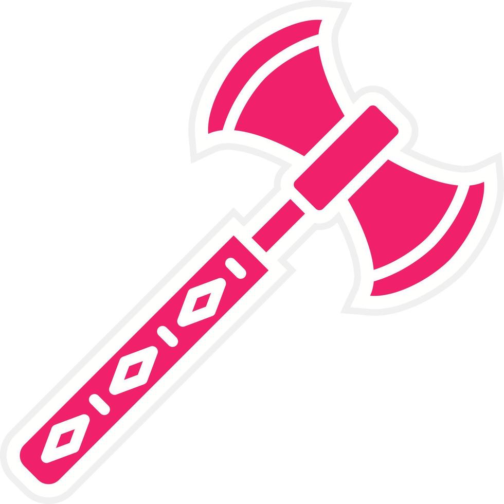 Viking Axe Vector Icon Style 22437491 Vector Art At Vecteezy