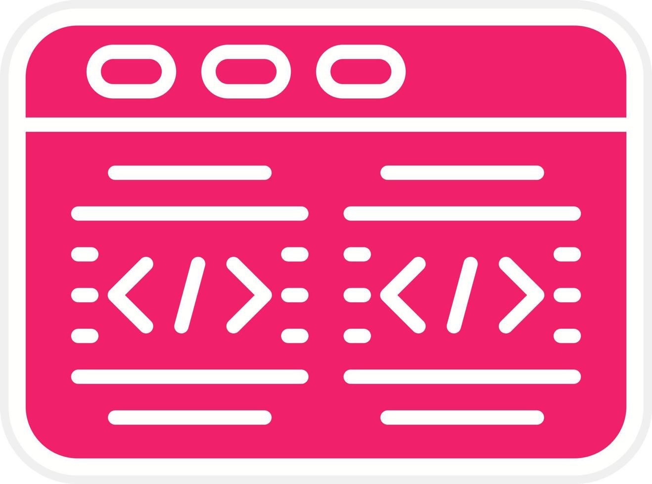 Code Vector Icon Style 22439574 Vector Art at Vecteezy