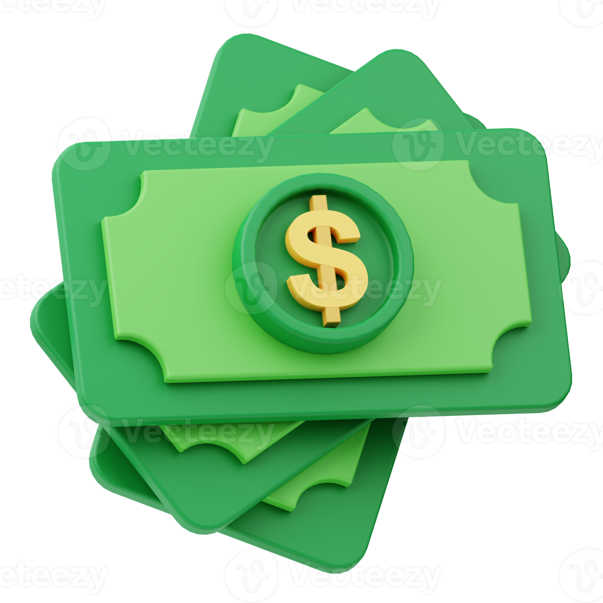 Icon Money 3D Illustration 22442216 PNG