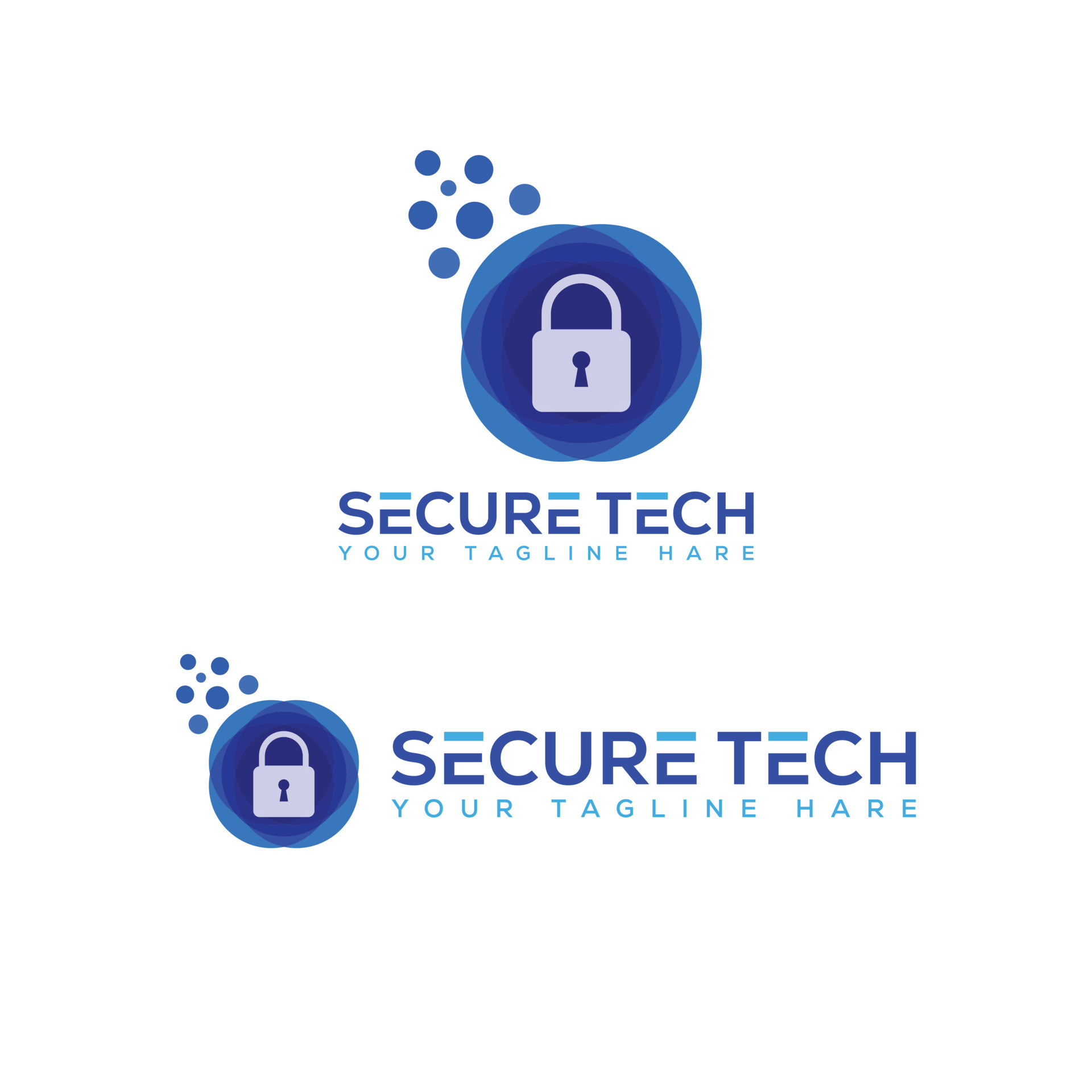 Circle Secure Tech Logo And Icon Vector Illustration 22444696 Vector