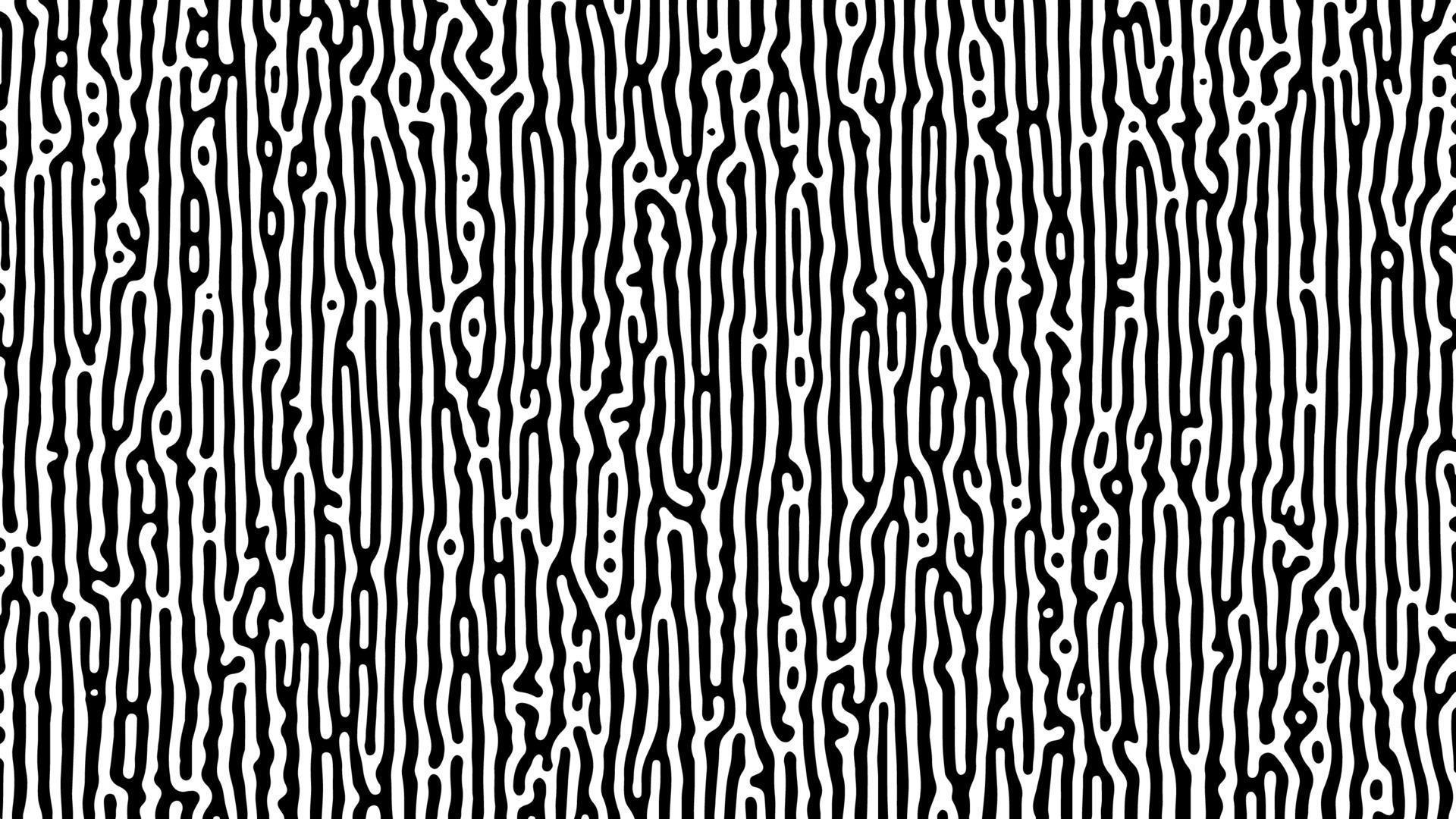 Monochrome Turing Reaction Background Abstract Diffusion Pattern With