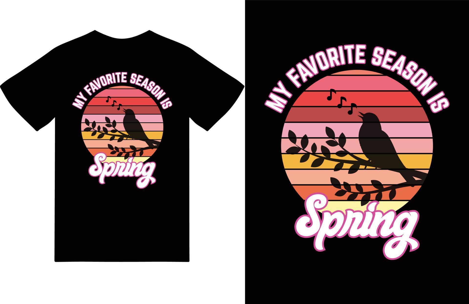 Springtime Typography t shirt design 22453617 Vector Art at Vecteezy
