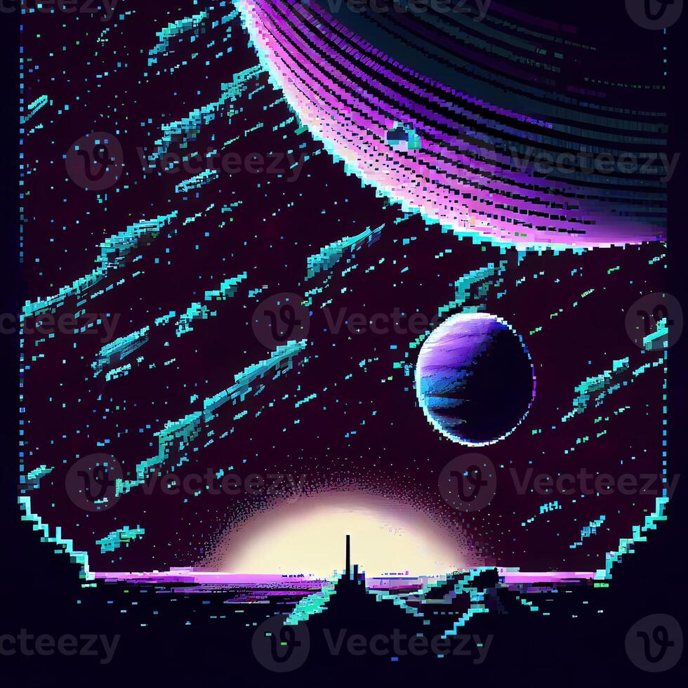 Pixel Art Space Background - 22459337 Stock Photo at Vecteezy Pixel Art Space Background - 22459337 Stock Photo at Vecteezy
