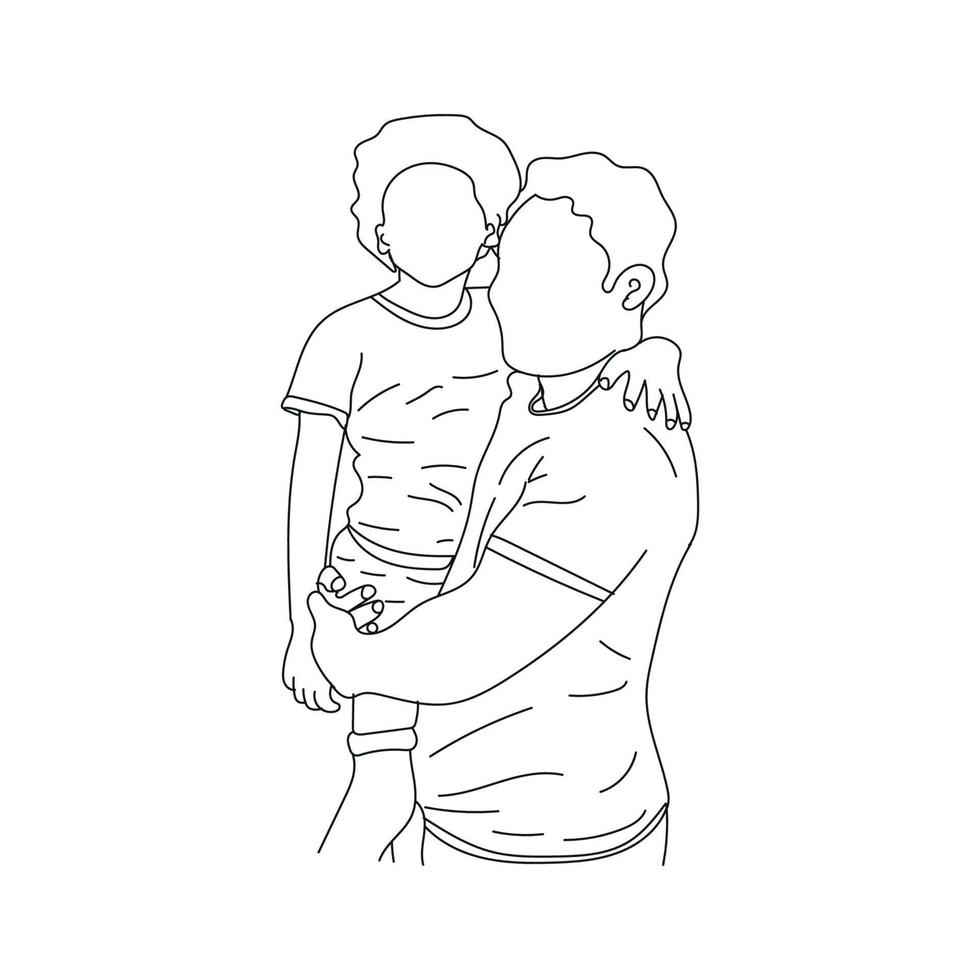 Happy Fathers Day Greeting Card 22461522 Vector Art At Vecteezy