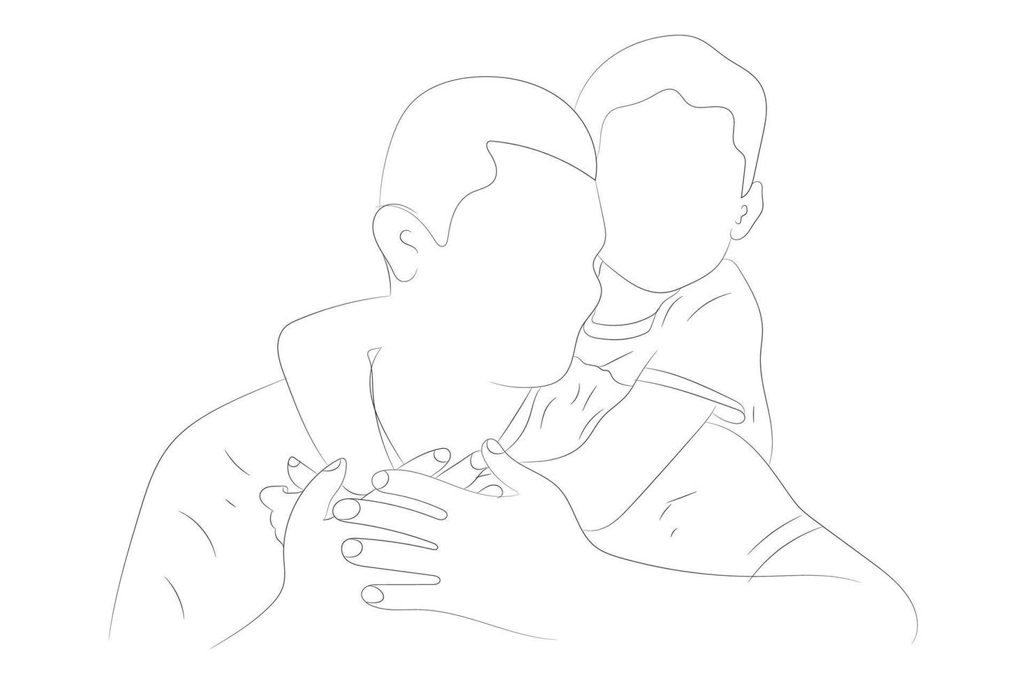 Happy Fathers Day Greeting Card 22461689 Vector Art At Vecteezy