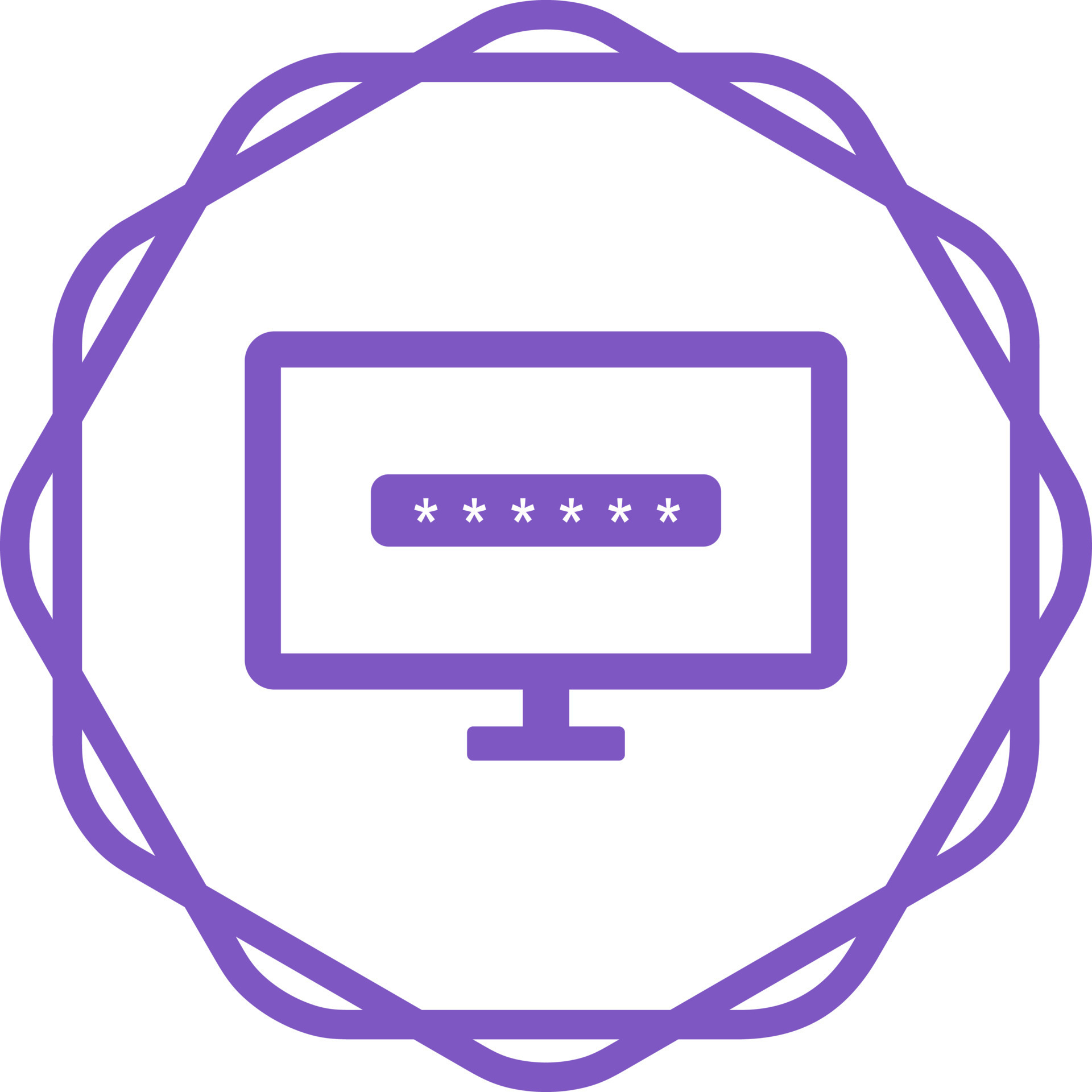 System Password Vector Icon 22462284 Vector Art At Vecteezy