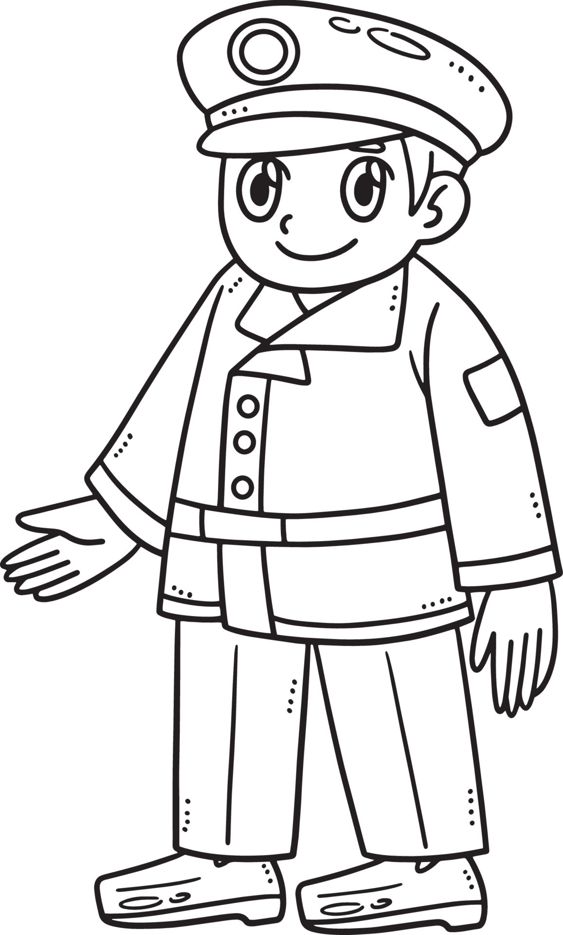 Male Soldier Isolated Coloring Page For Kids 22463809 Vector Art At male-soldier-isolated-coloring-page-for-kids-22463809-vector-art-at