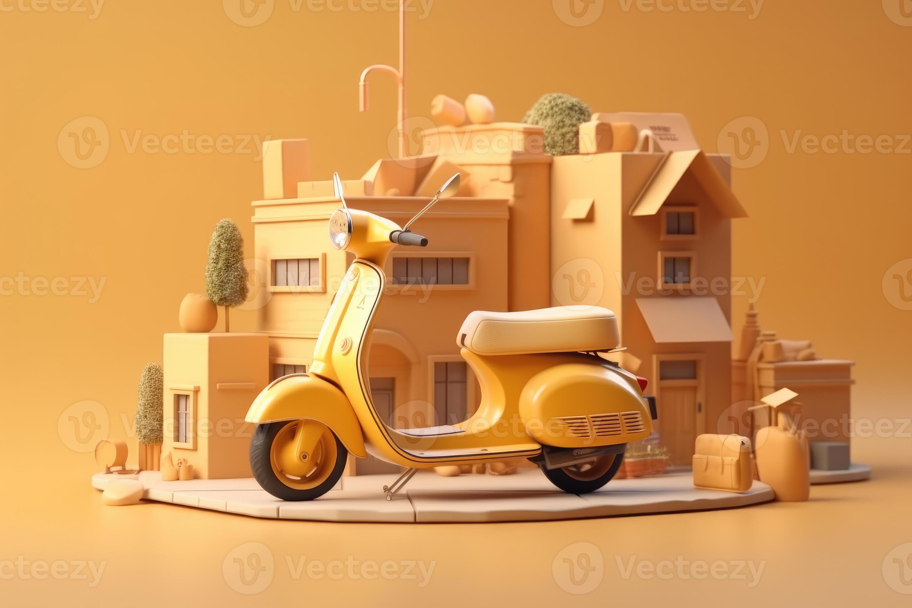 E-commerce concept, Delivery service in mobile app, Transportation or ... E-commerce concept, Delivery service in mobile app, Transportation or ...