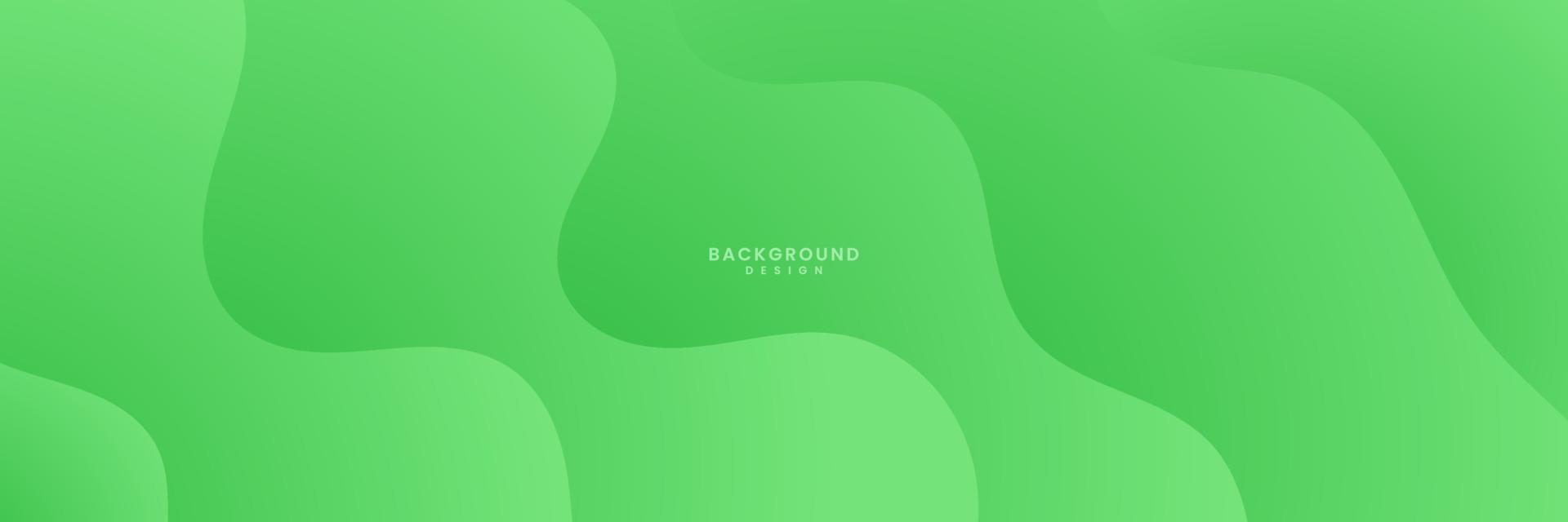 Abstract Green Colorful Gradient Background Vector Illustration