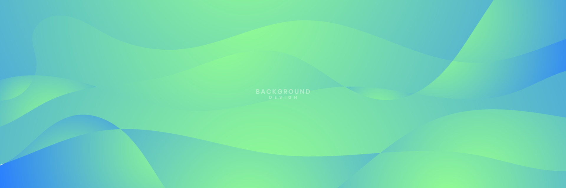 Abstract Green Colorful Gradient Background Vector Illustration