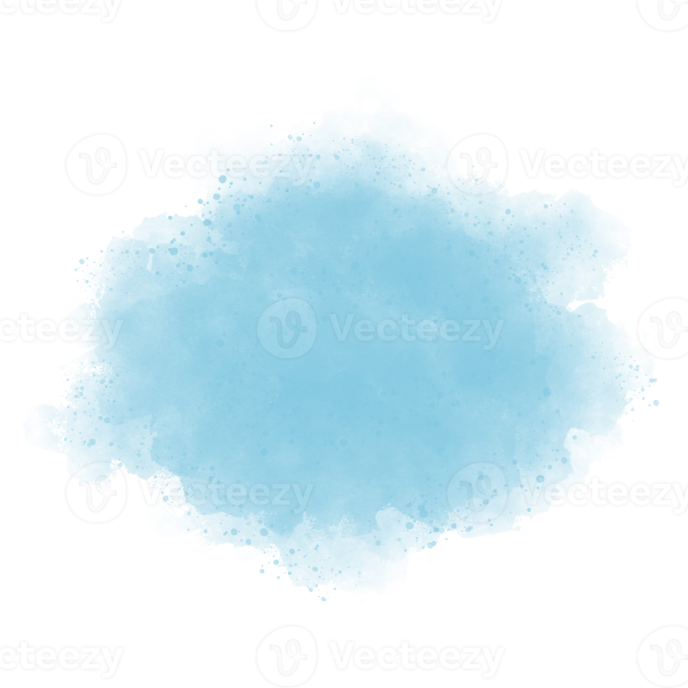 Abstract Light Blue Watercolor For Background Vector Soft Watercolor